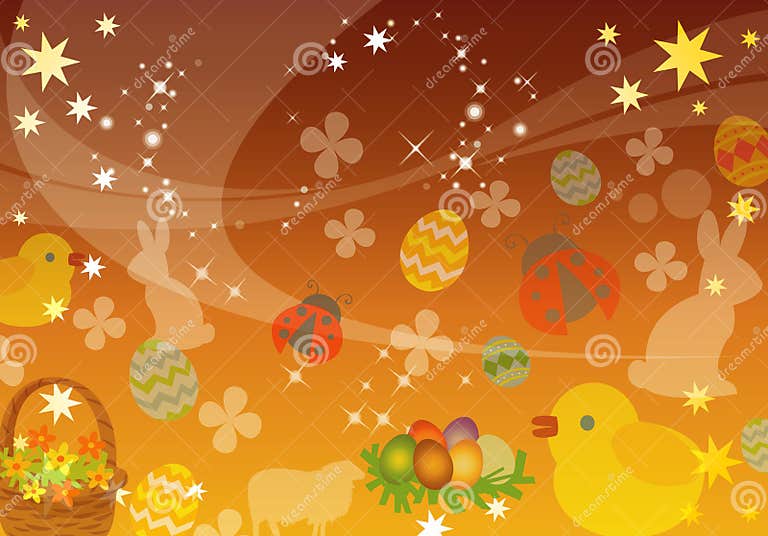Abstract Spring, Easter Background Stock Illustration - Illustration of ...