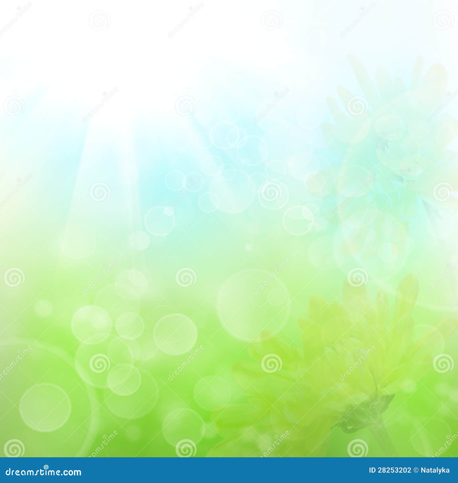 Abstract Spring Floral Background Stock Illustration - Illustration of ...