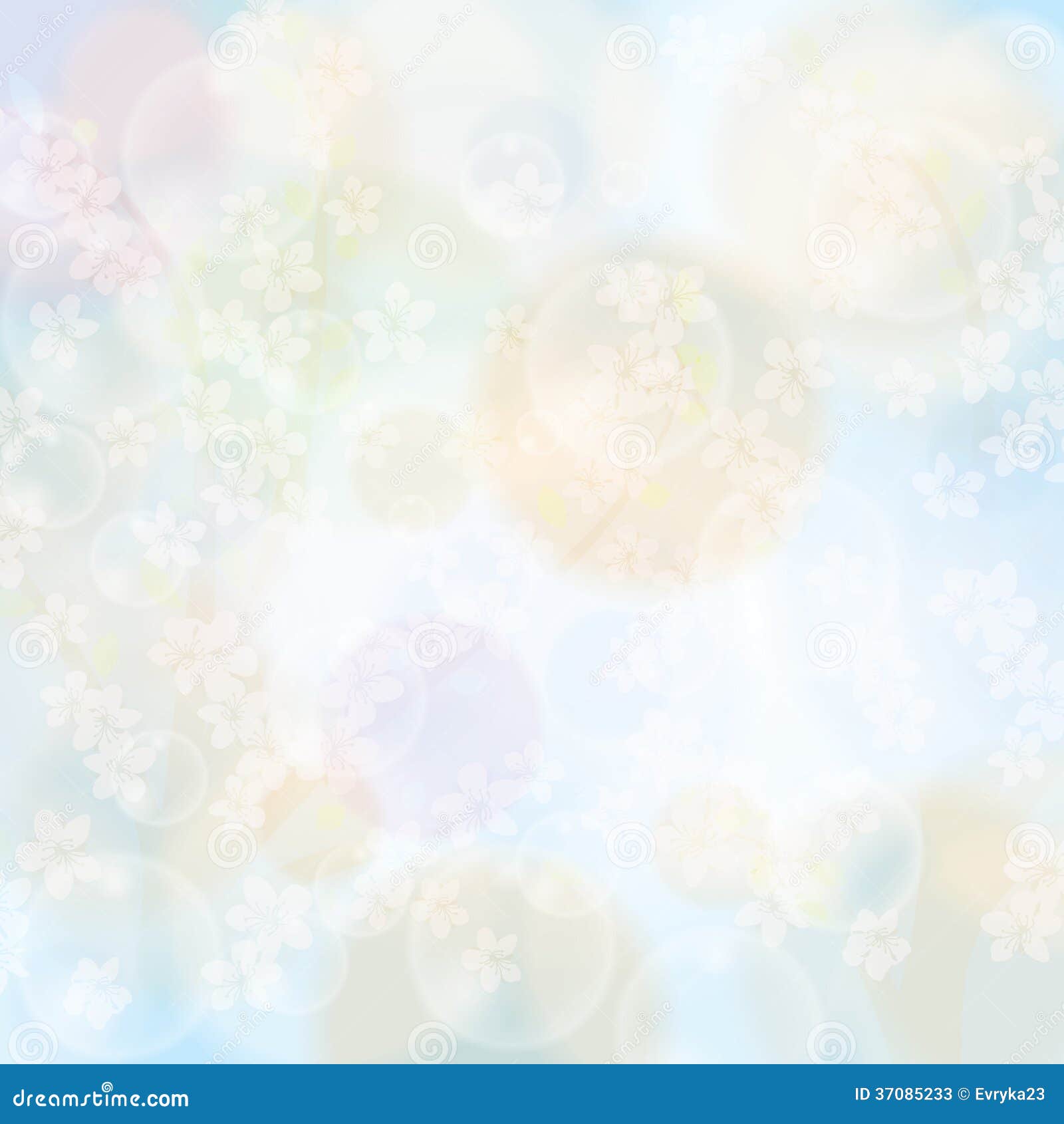 Abstract Spring Floral Background Stock Vector - Illustration of ...