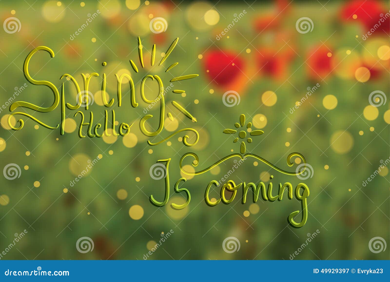 Abstract Spring Floral Background Stock Vector - Illustration of bubble ...
