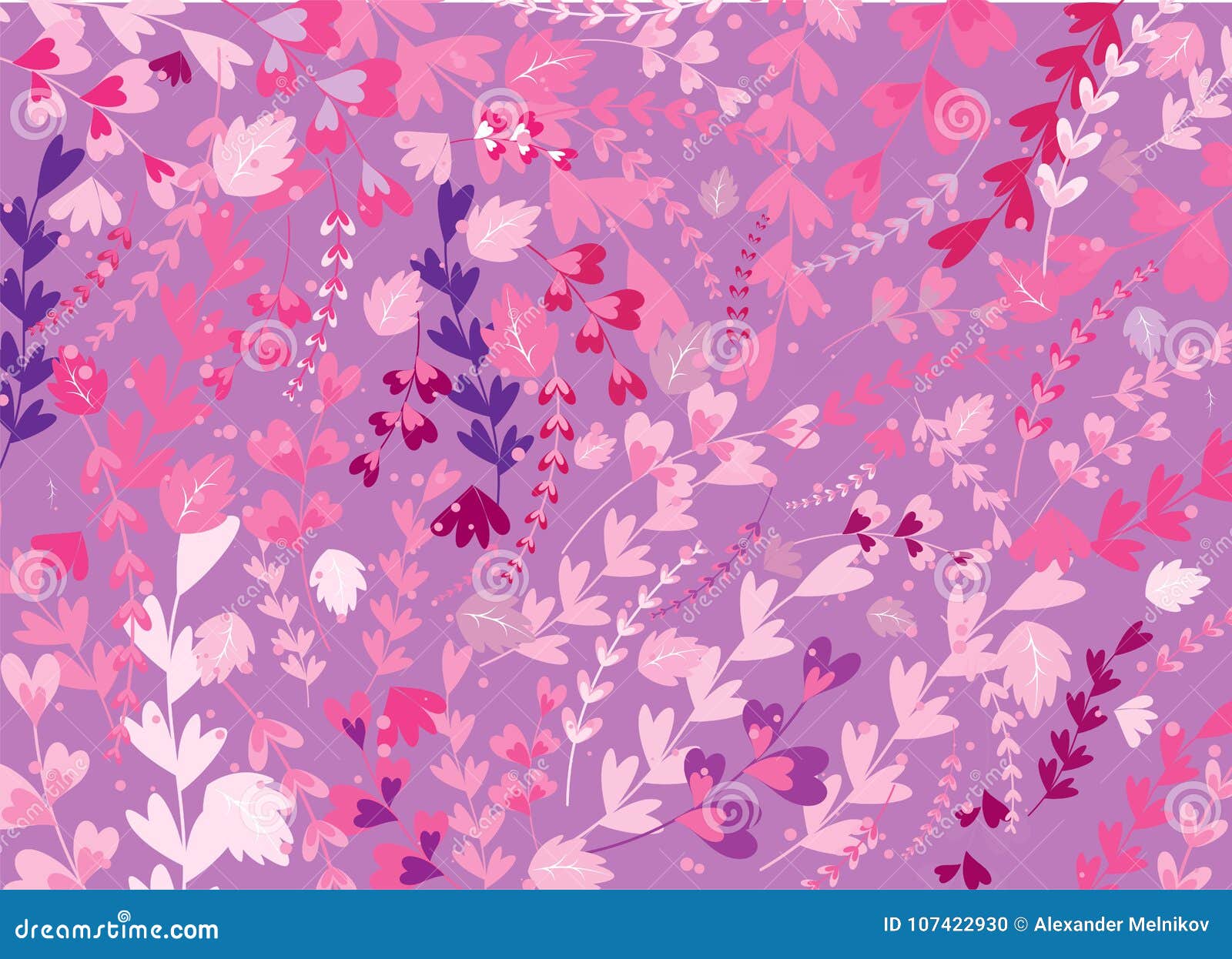 Abstract Spring Floral Background Stock Vector - Illustration of ...