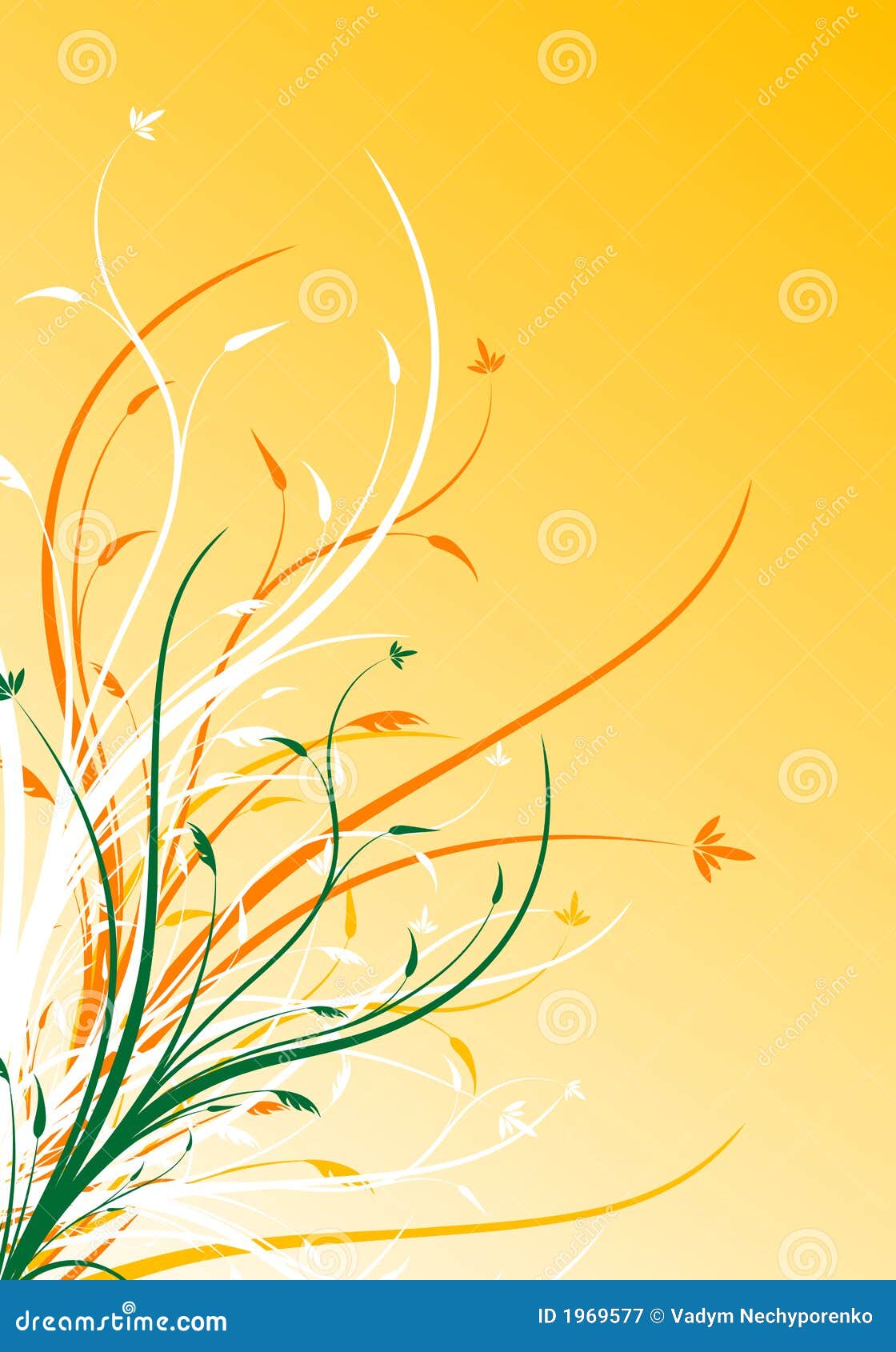 Abstract Spring Floral Decorative Background Vector Illustration Stock ...