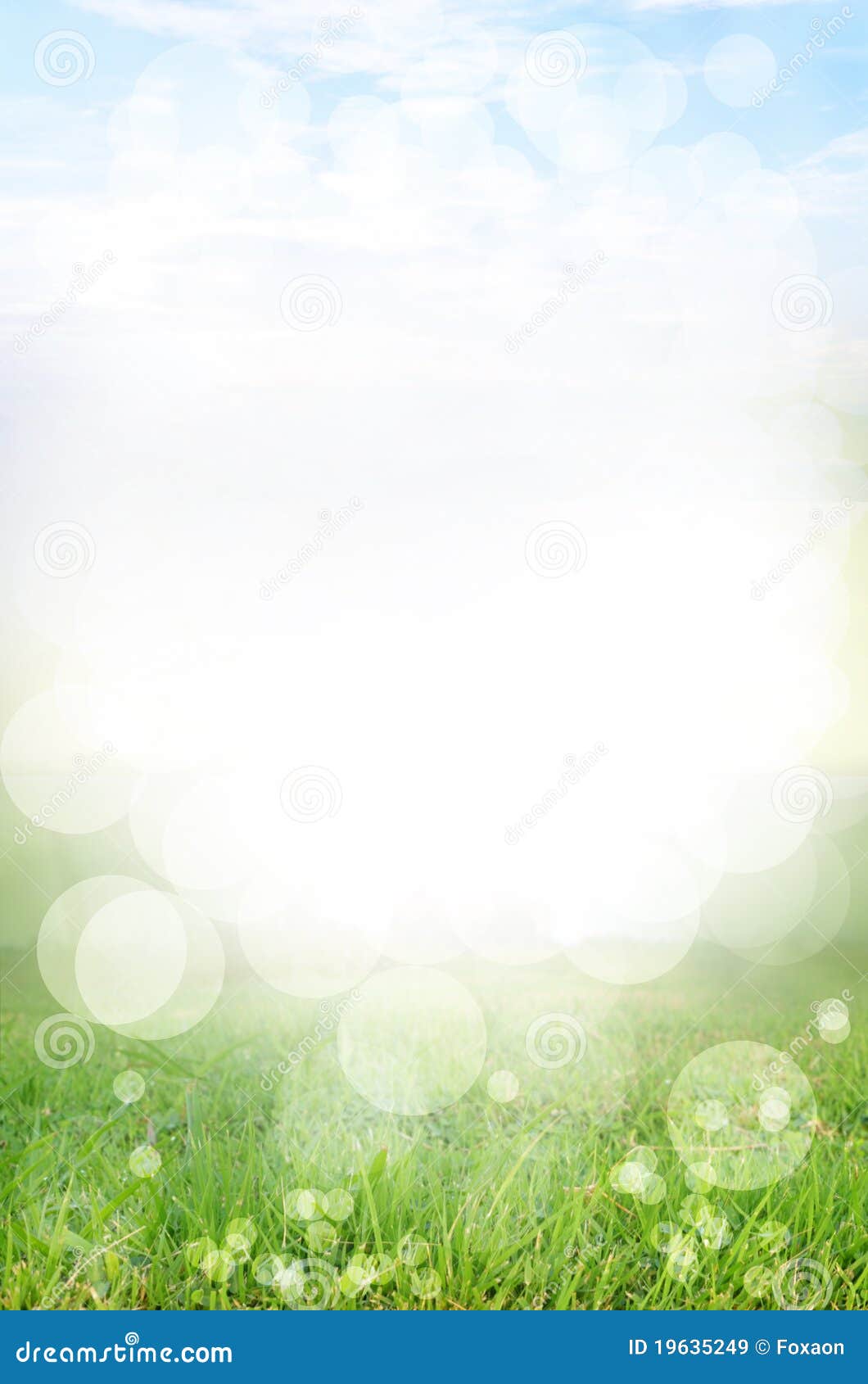 Abstract Spring Green Background and Light Reflect Stock Image - Image ...