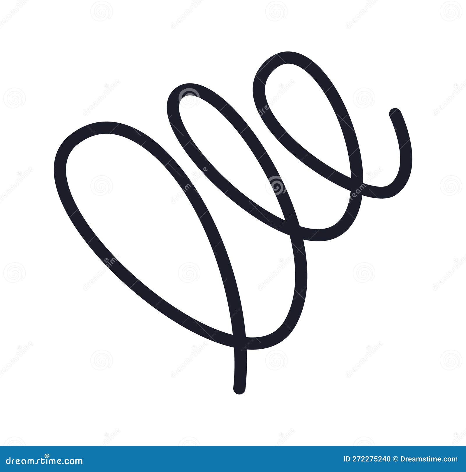 Abstract Spring Shape Design Element Stock Vector - Illustration of ...