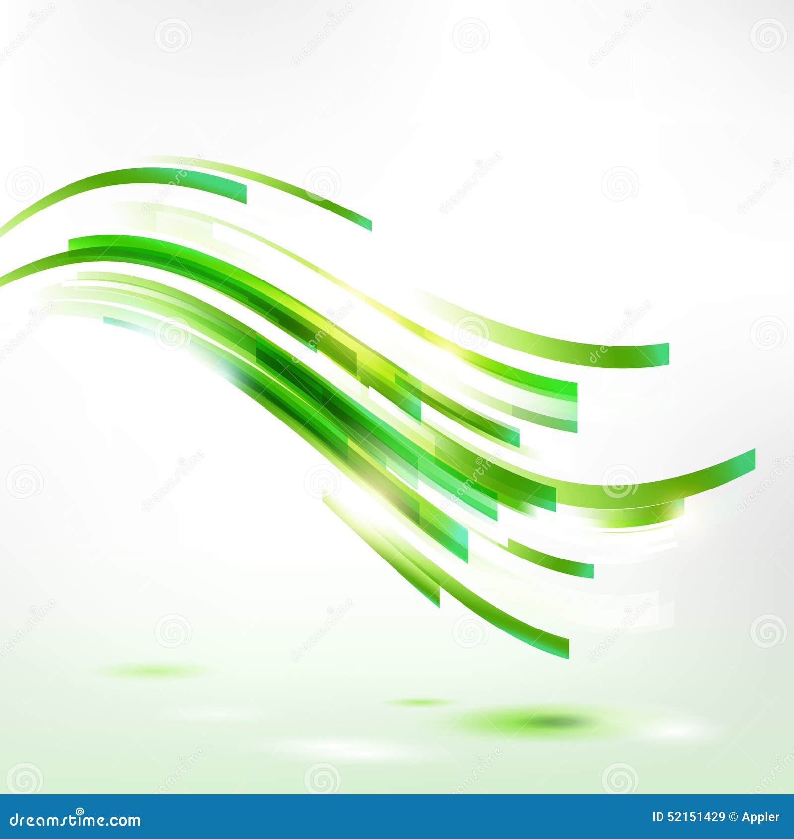 Abstract Spring Green Vector