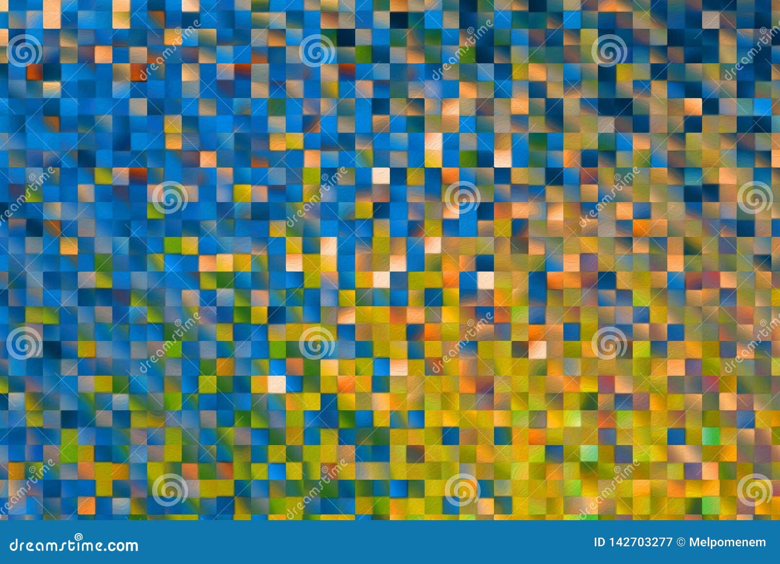 Abstract Square Blocks Pattern Background Stock Illustration ...