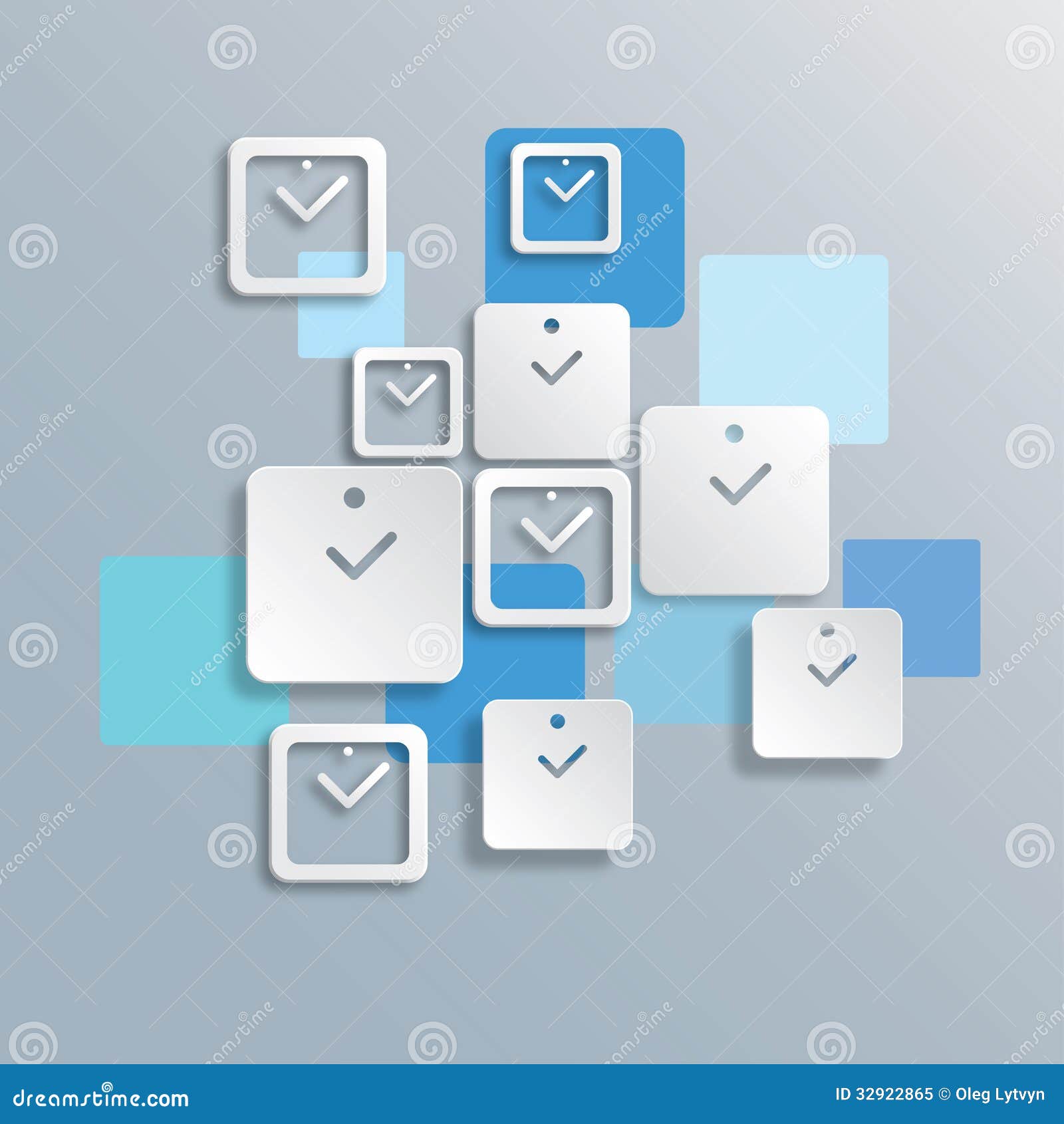 Abstract Square Clock Vector Background Stock Vector - Illustration of ...