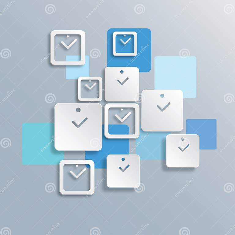 Abstract Square Clock Vector Background Stock Vector - Illustration of ...