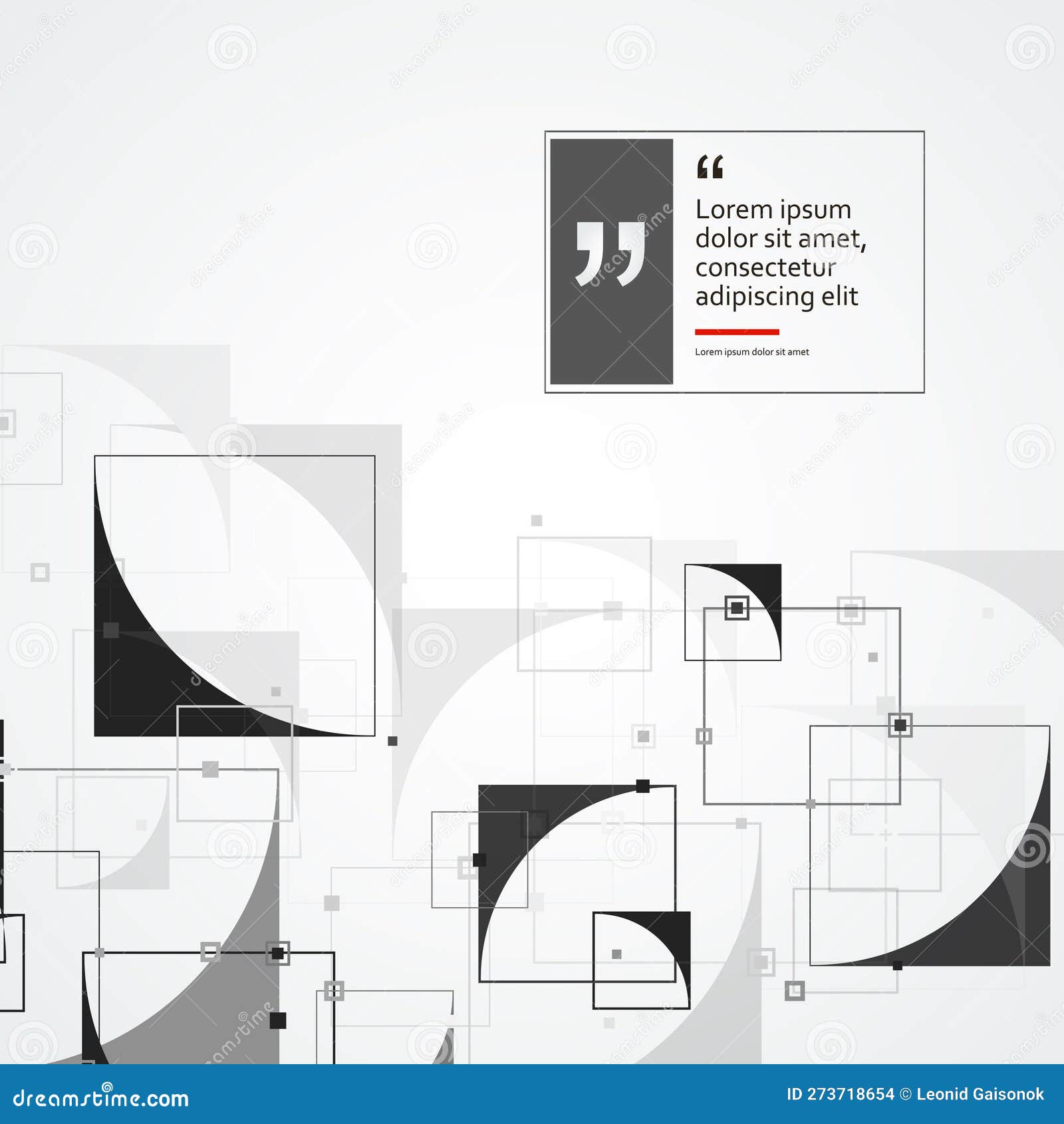 Abstract with Square Connect for Banner Design. Abstract Geometric ...