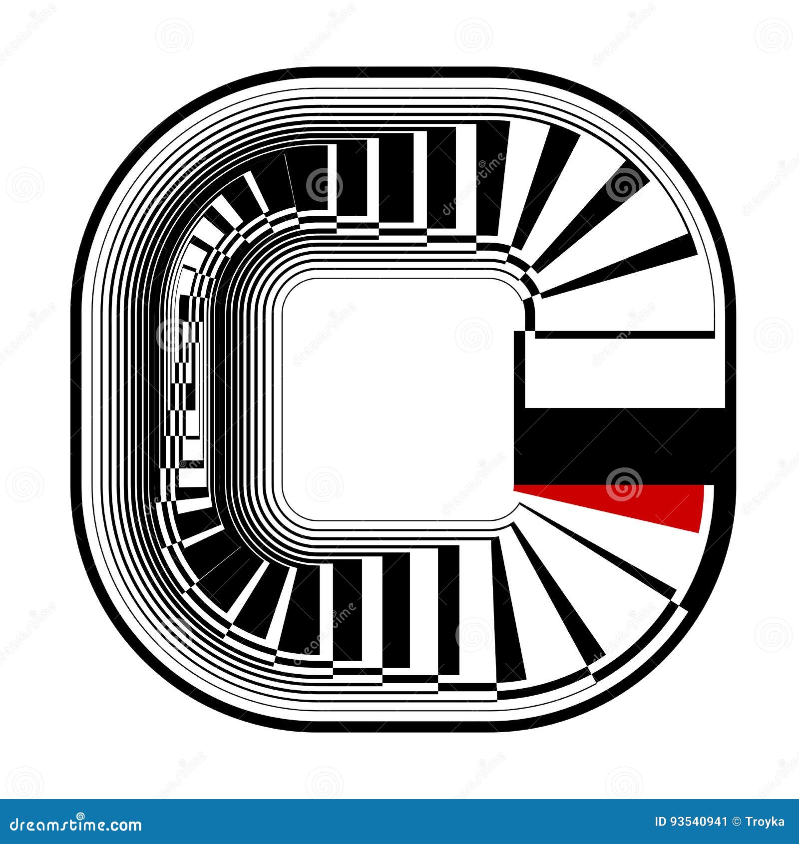 Abstract Square Design Element. Stock Vector - Illustration of ...