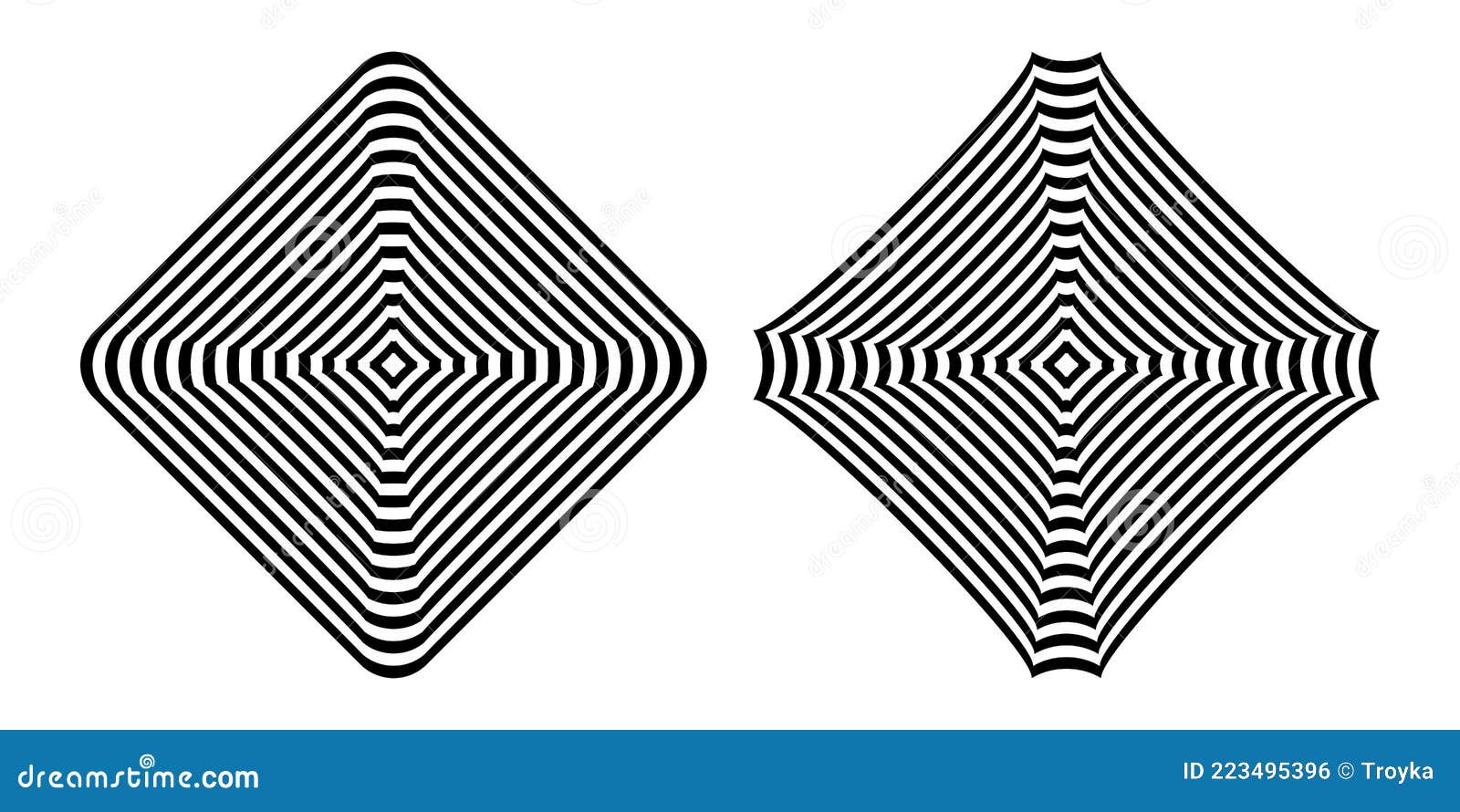 Abstract Square Design Elements Set Stock Vector - Illustration of ...