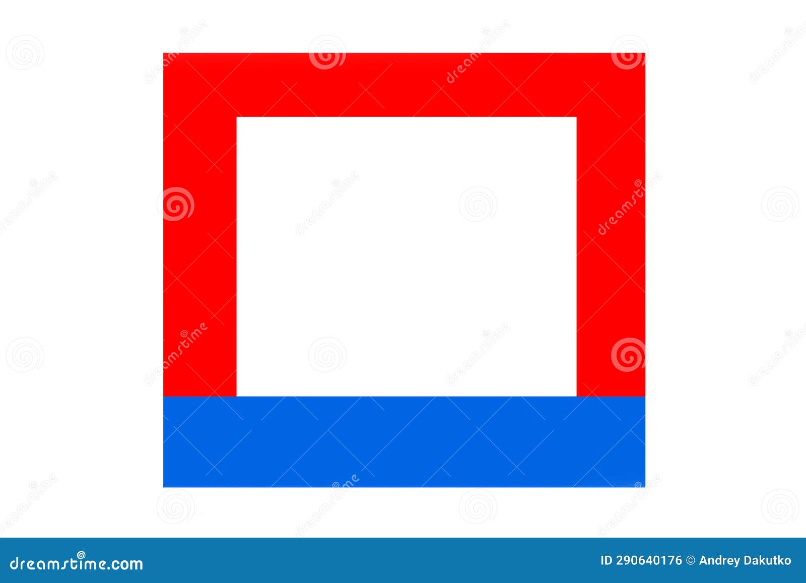 Abstract Square Frame Design Color Blank Space Text Mock Up Pattern ...