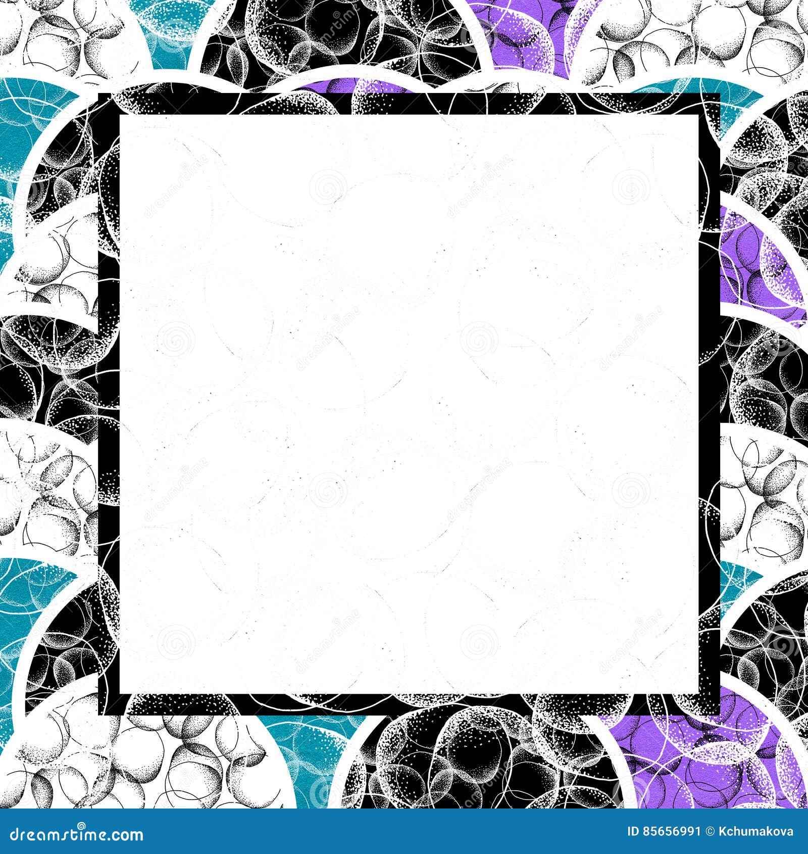 Abstract Square Frame with Empty Space Stock Illustration ...