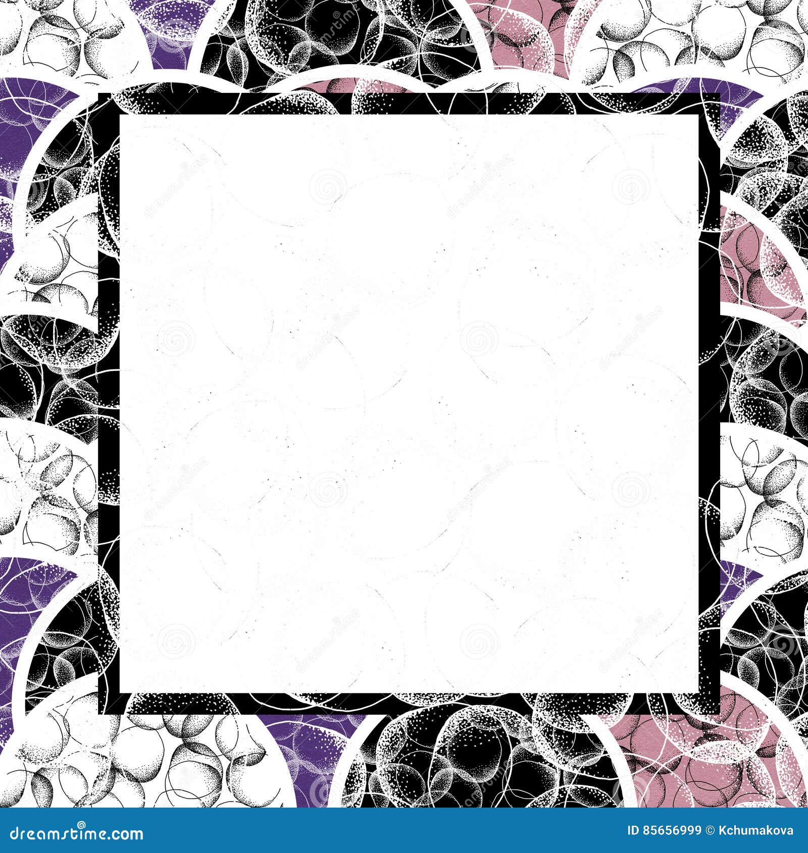 Abstract Square Frame with Empty Space Stock Illustration ...
