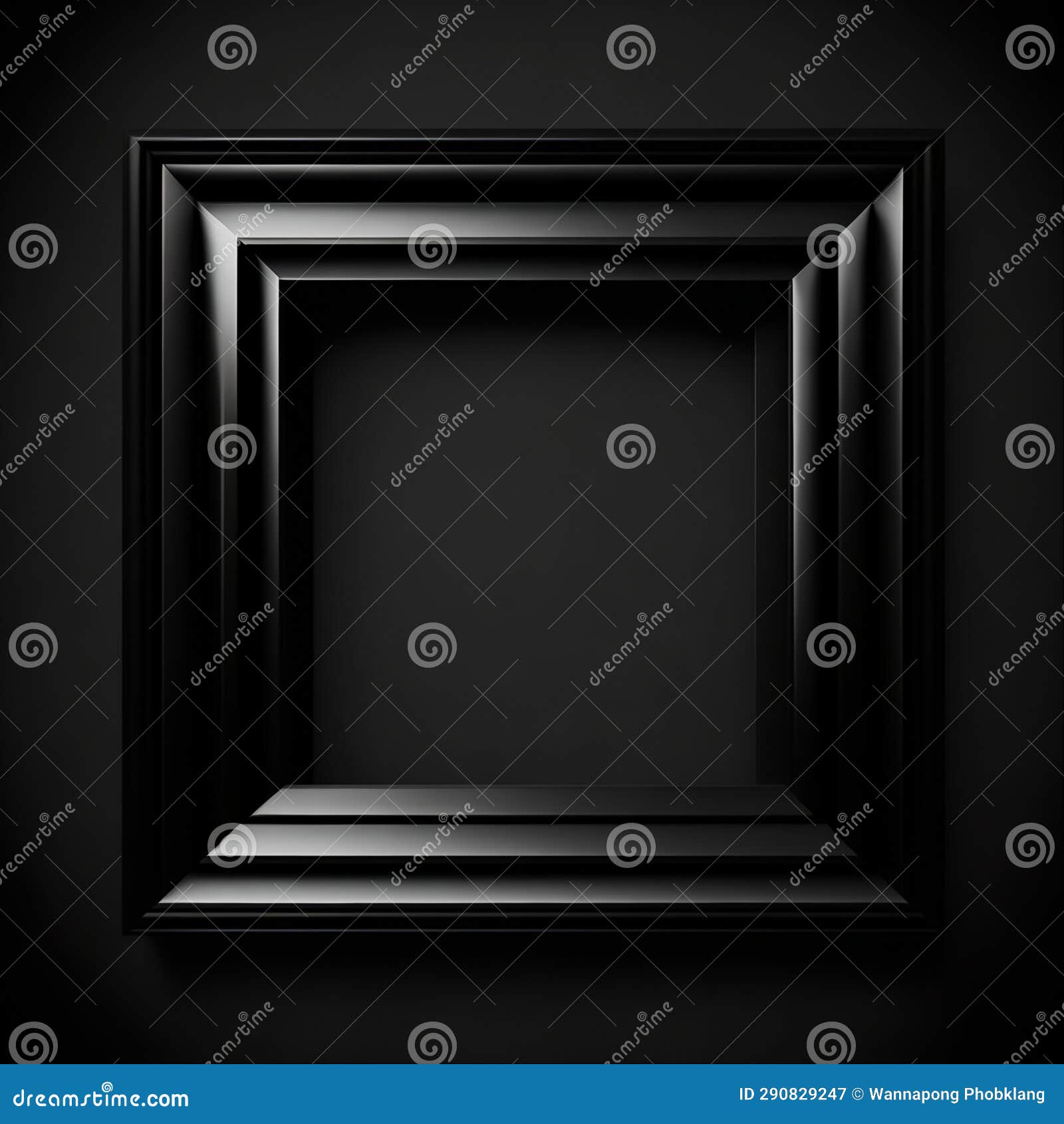 Abstract Square Frame Illustration Creative Geometric Artwork in Modern ...