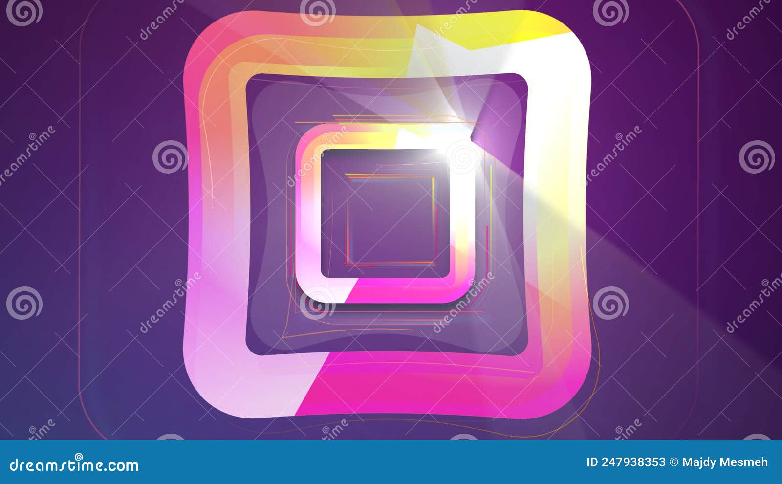 Abstract Square Graphic Design Stock Illustration - Illustration of ...