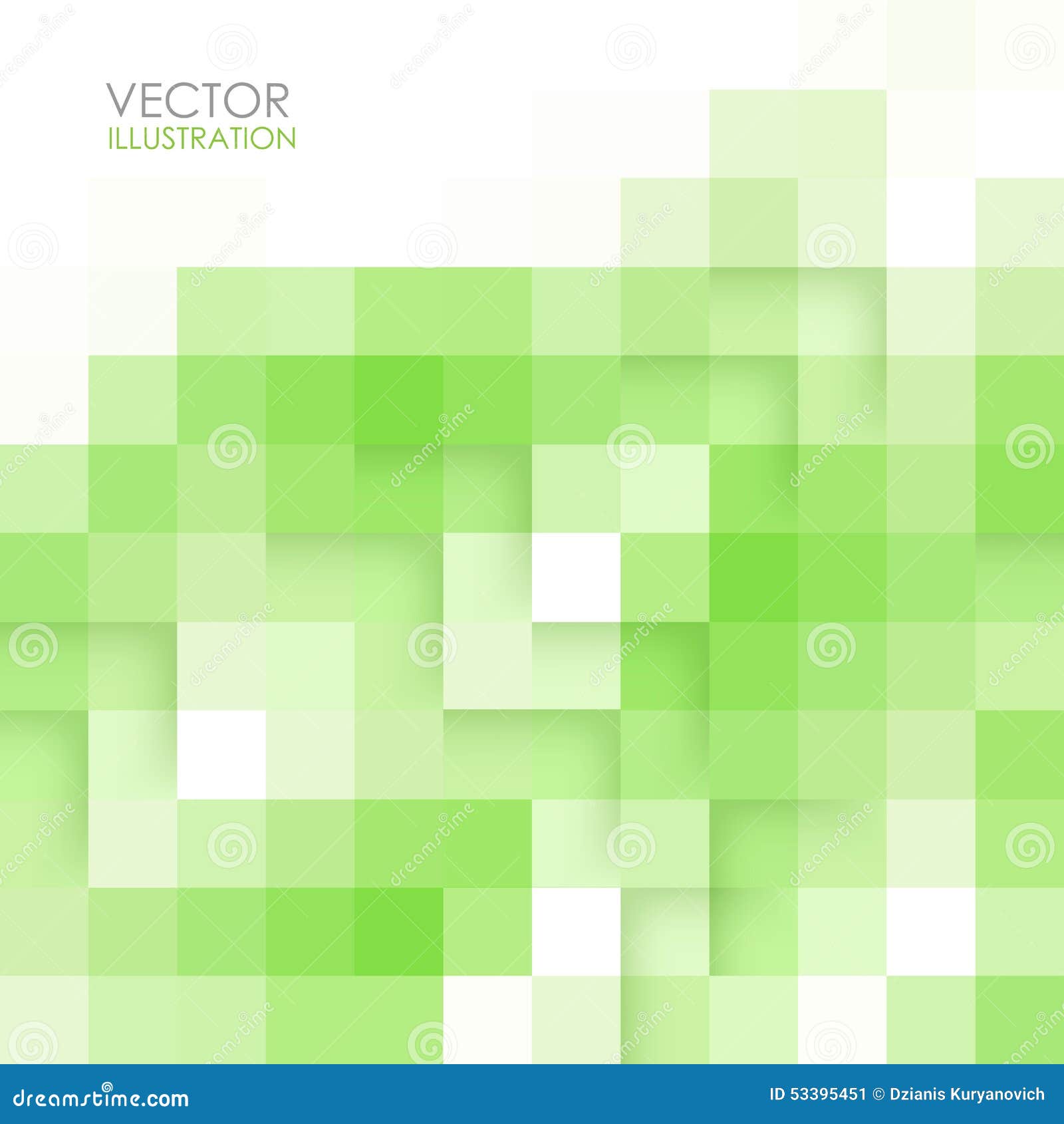 Abstract Square Green Background. Vector Illustration Stock Vector ...