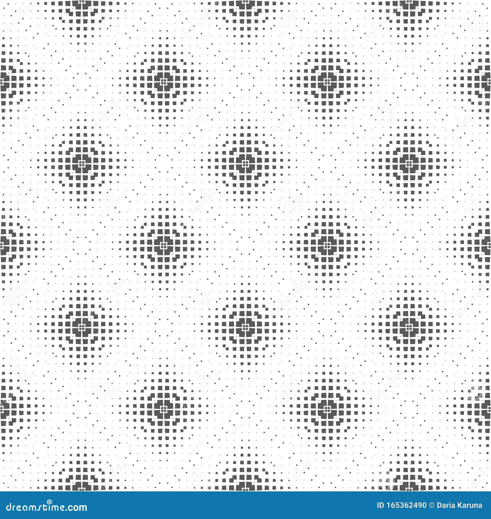 Abstract Square Grid Seamless Pattern. Optical Illusion of the Volume ...