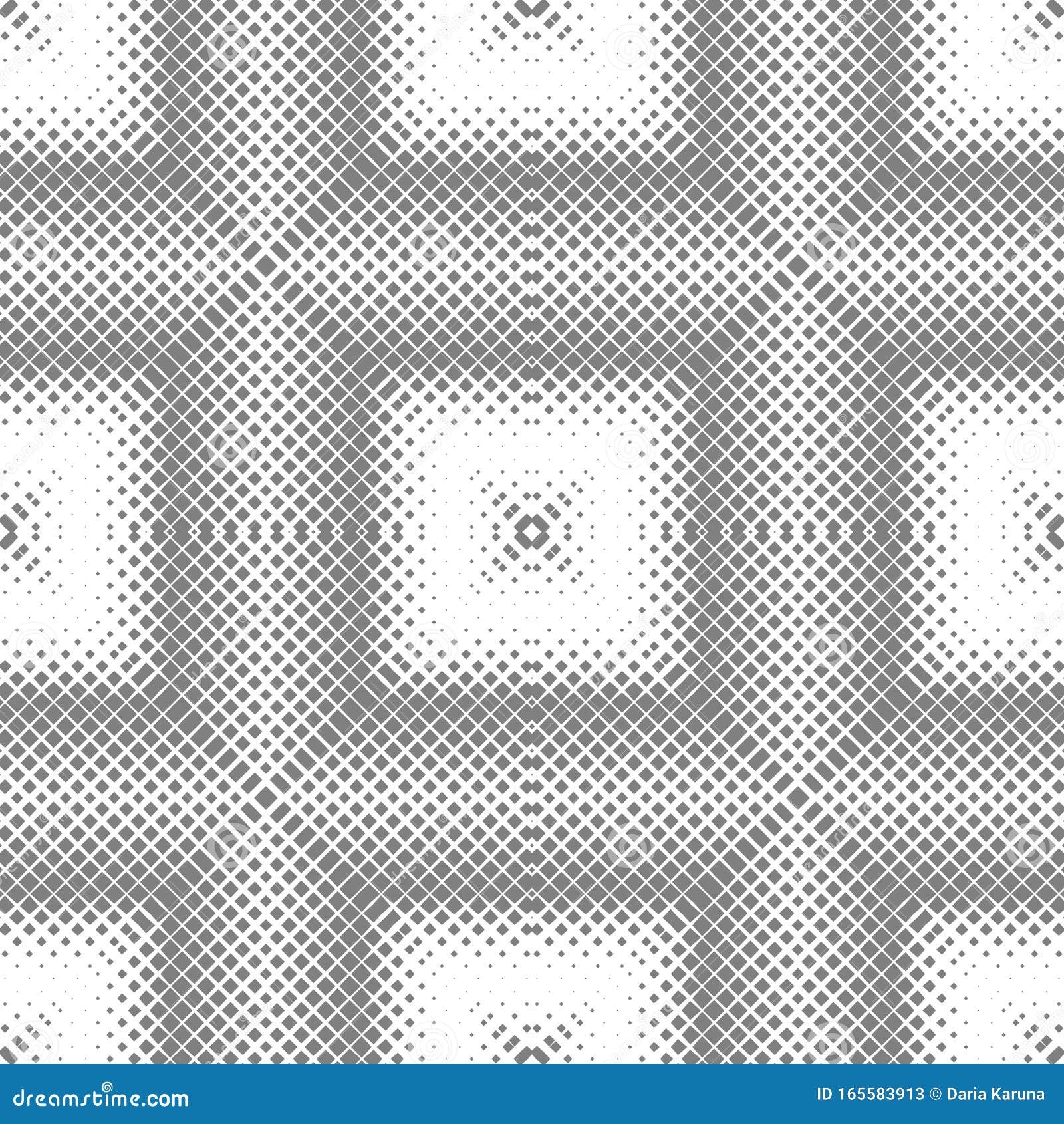 Abstract Square Grid Seamless Pattern. Optical Illusion of the Volume ...