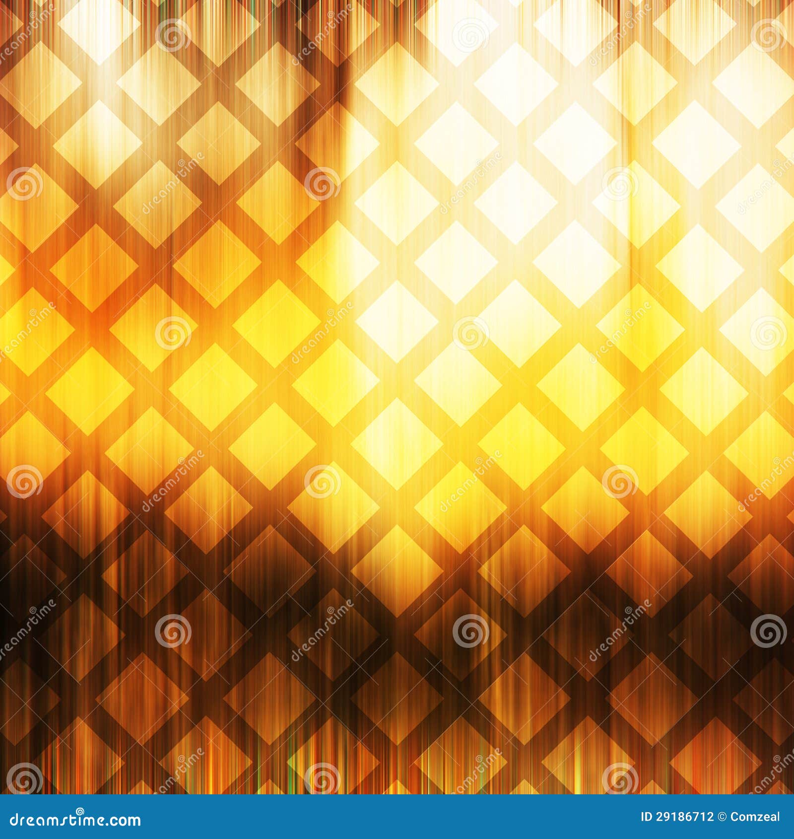 Abstract Square Pattern in Yellow and Orange Colors Stock Illustration ...