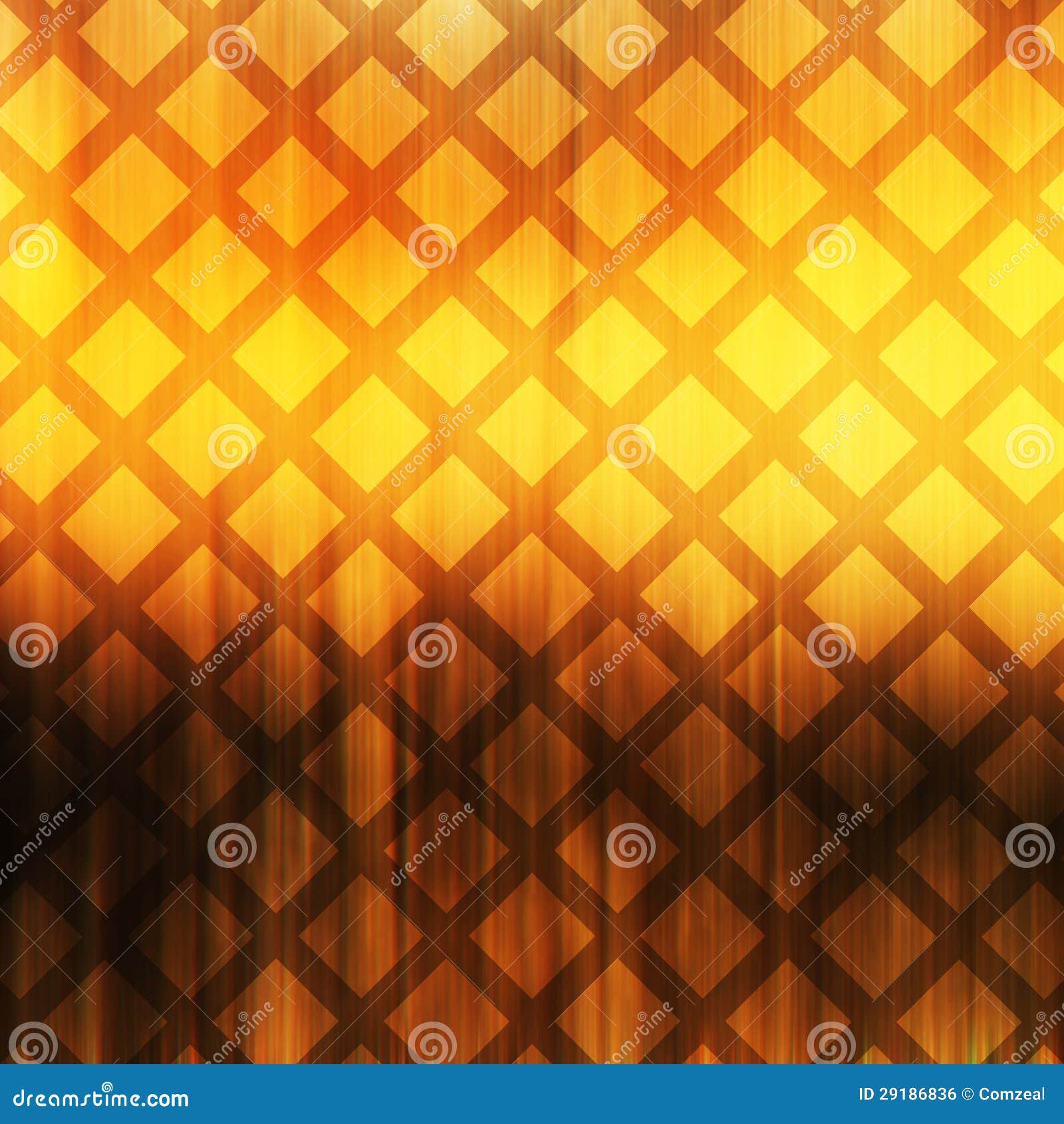 Abstract Square Pattern in Yellow and Orange Colors Stock Illustration ...