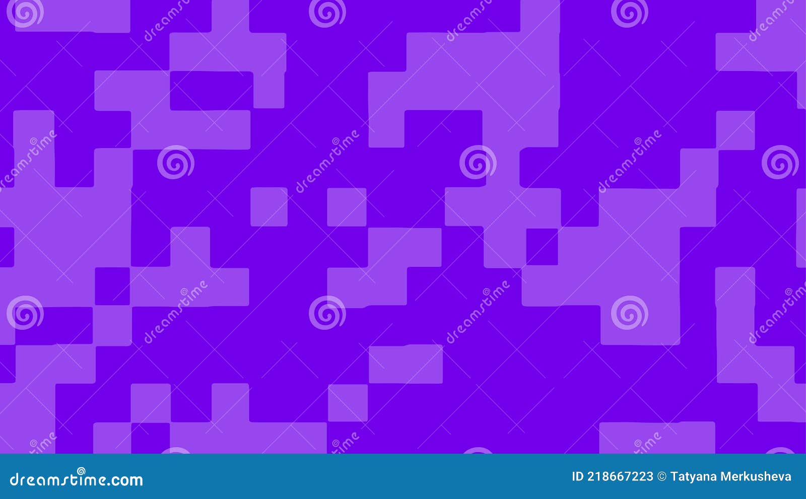 Abstract Square Pixel Background in Violet Color. Vector Illustration ...