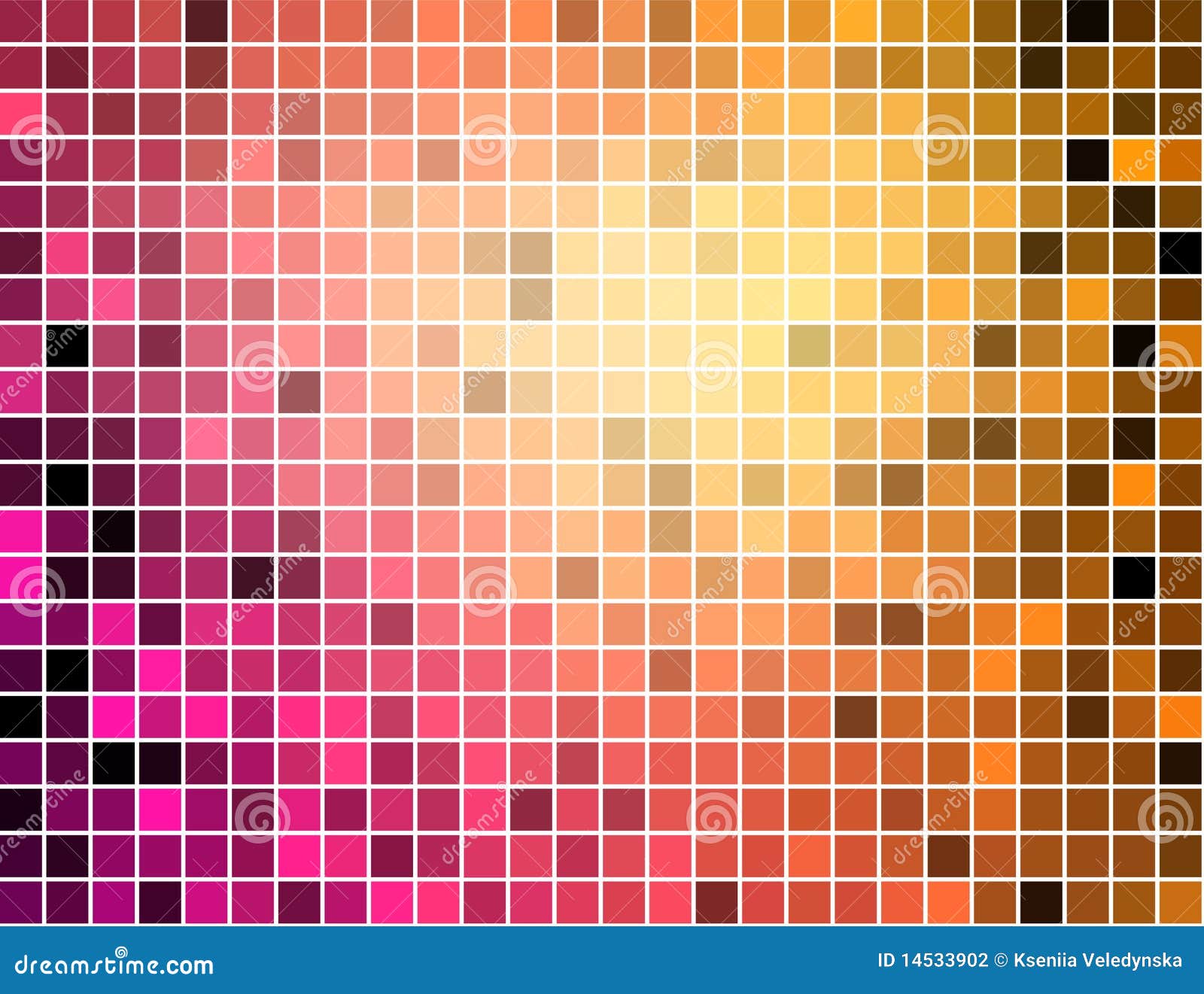 Pixel Mosaic Page Border Frame Set Cartoon Vector | CartoonDealer.com ...