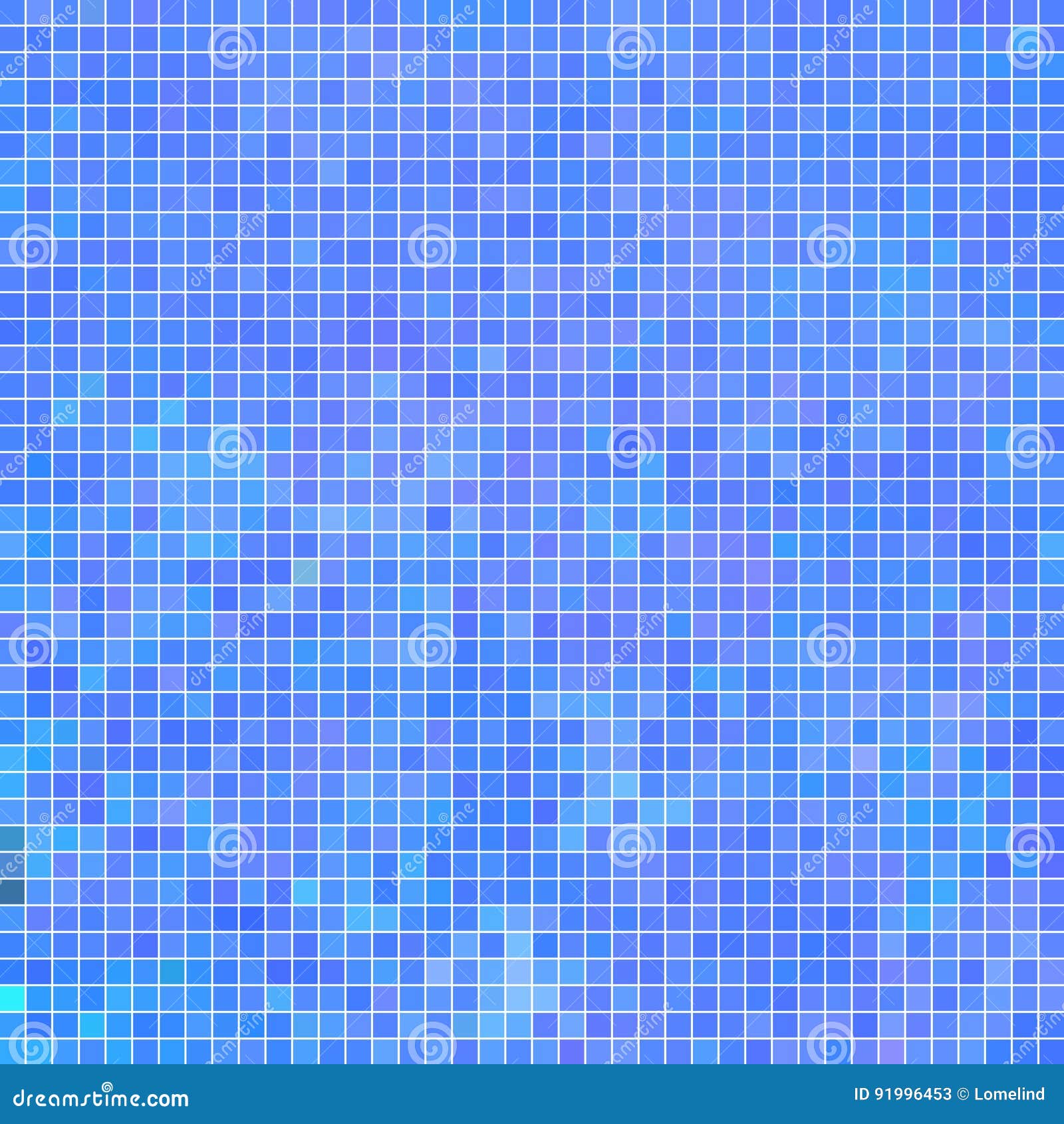 Abstract Square Pixel Mosaic Background Stock Illustration ...