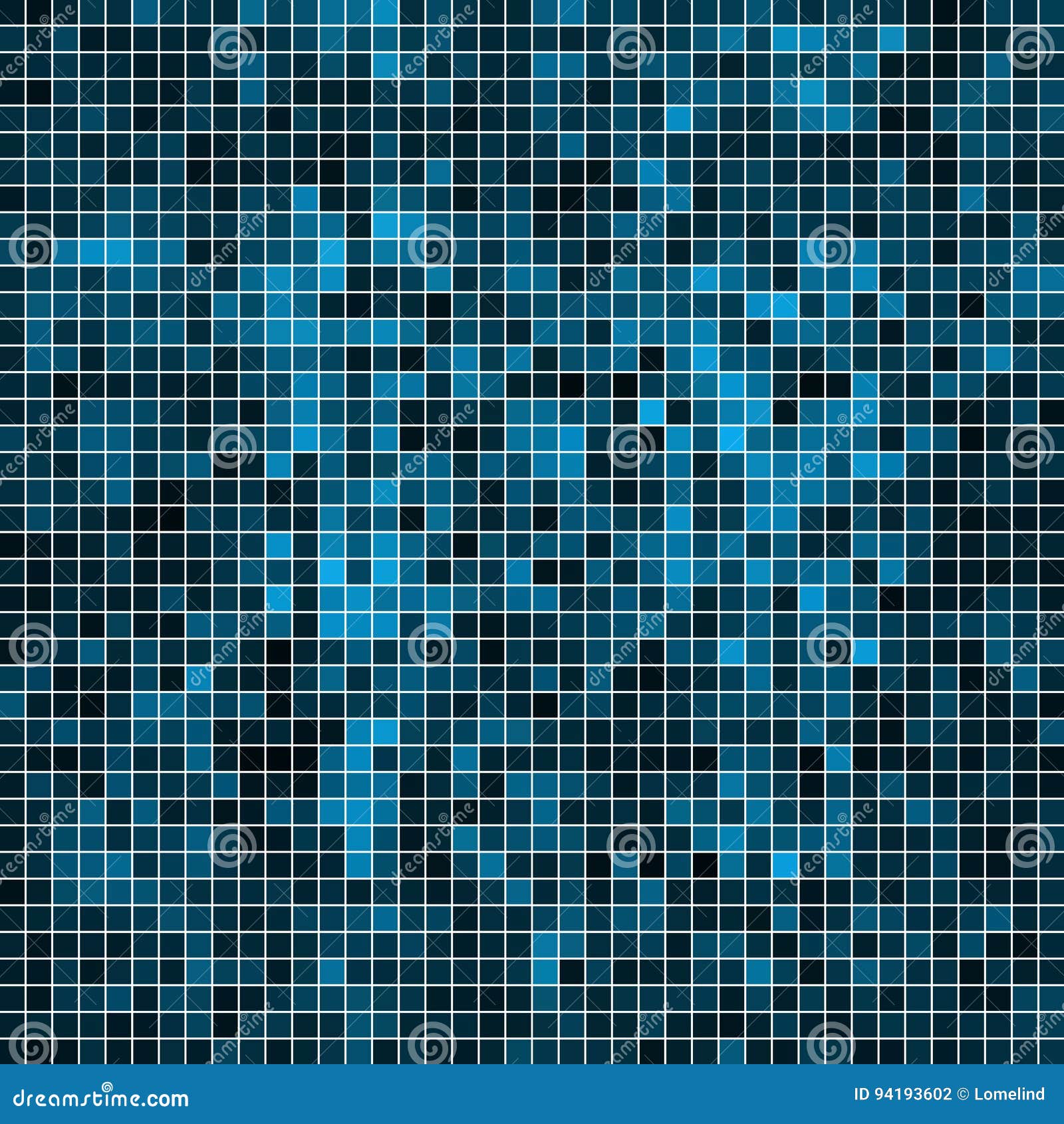 Abstract Square Pixel Mosaic Background Stock Illustration ...