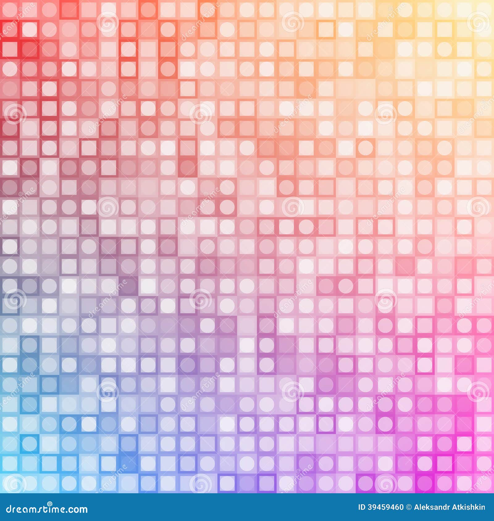 Abstract Square Pixel Mosaic Background Stock Vector - Illustration of ...
