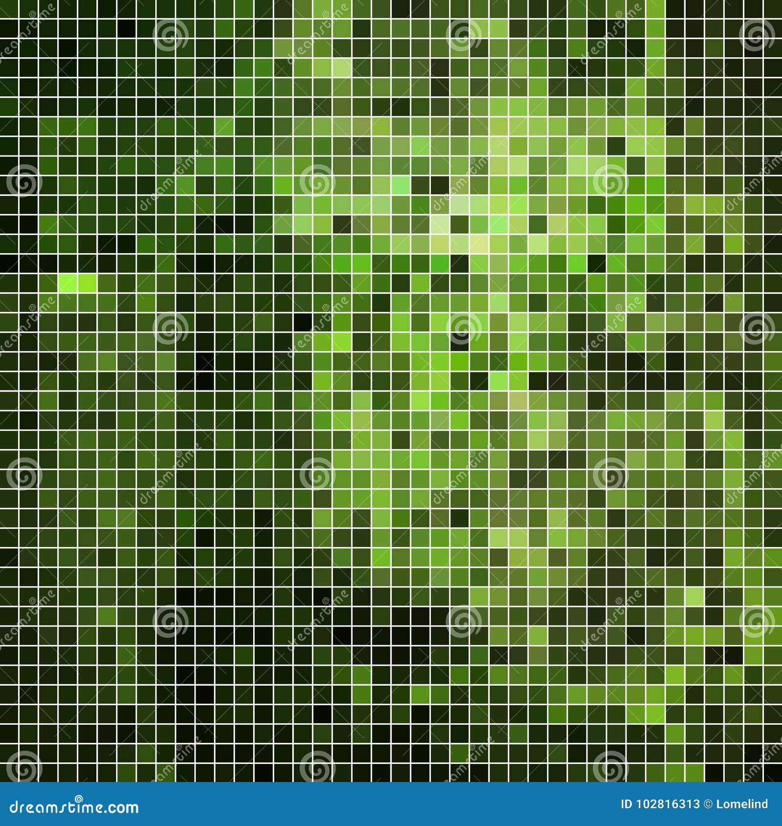 Abstract Square Pixel Mosaic Background Stock Illustration ...