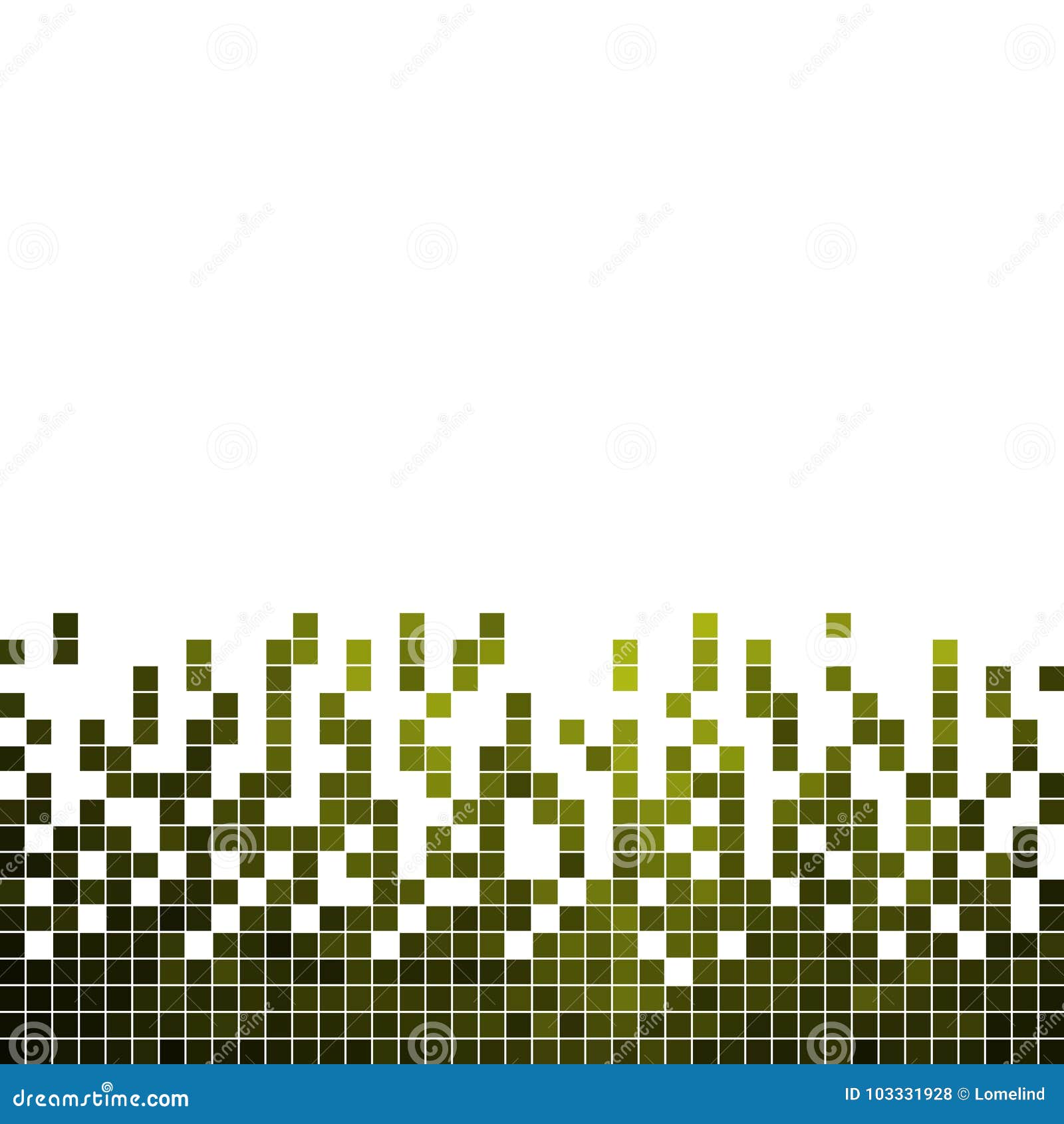 Abstract Square Pixel Mosaic Background Stock Illustration ...