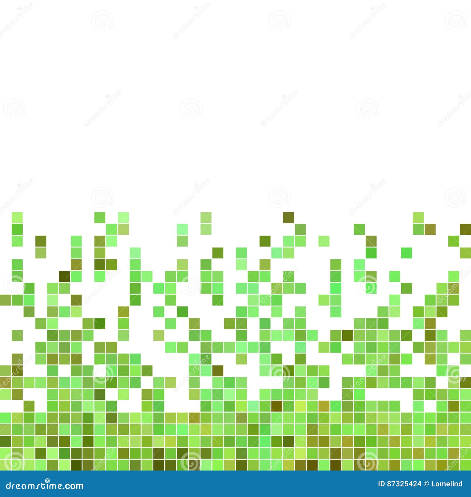 Abstract Square Pixel Mosaic Background Stock Illustration ...