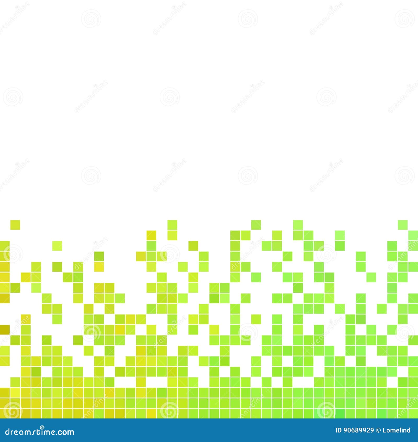 Abstract Square Pixel Mosaic Background Stock Illustration ...