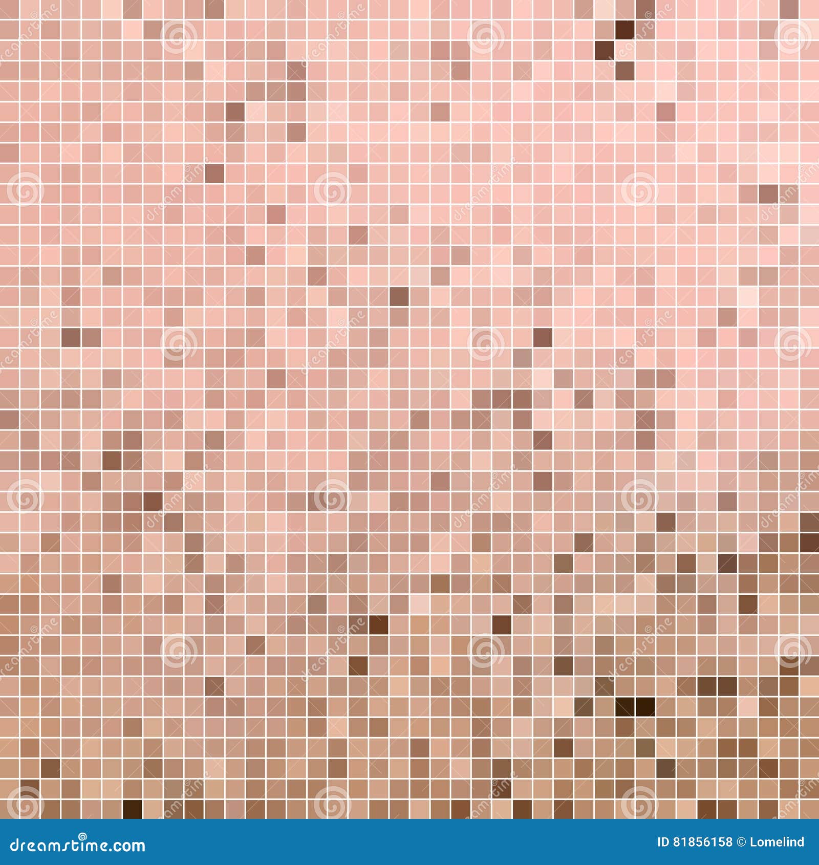 Abstract Square Pixel Mosaic Background Stock Illustration ...
