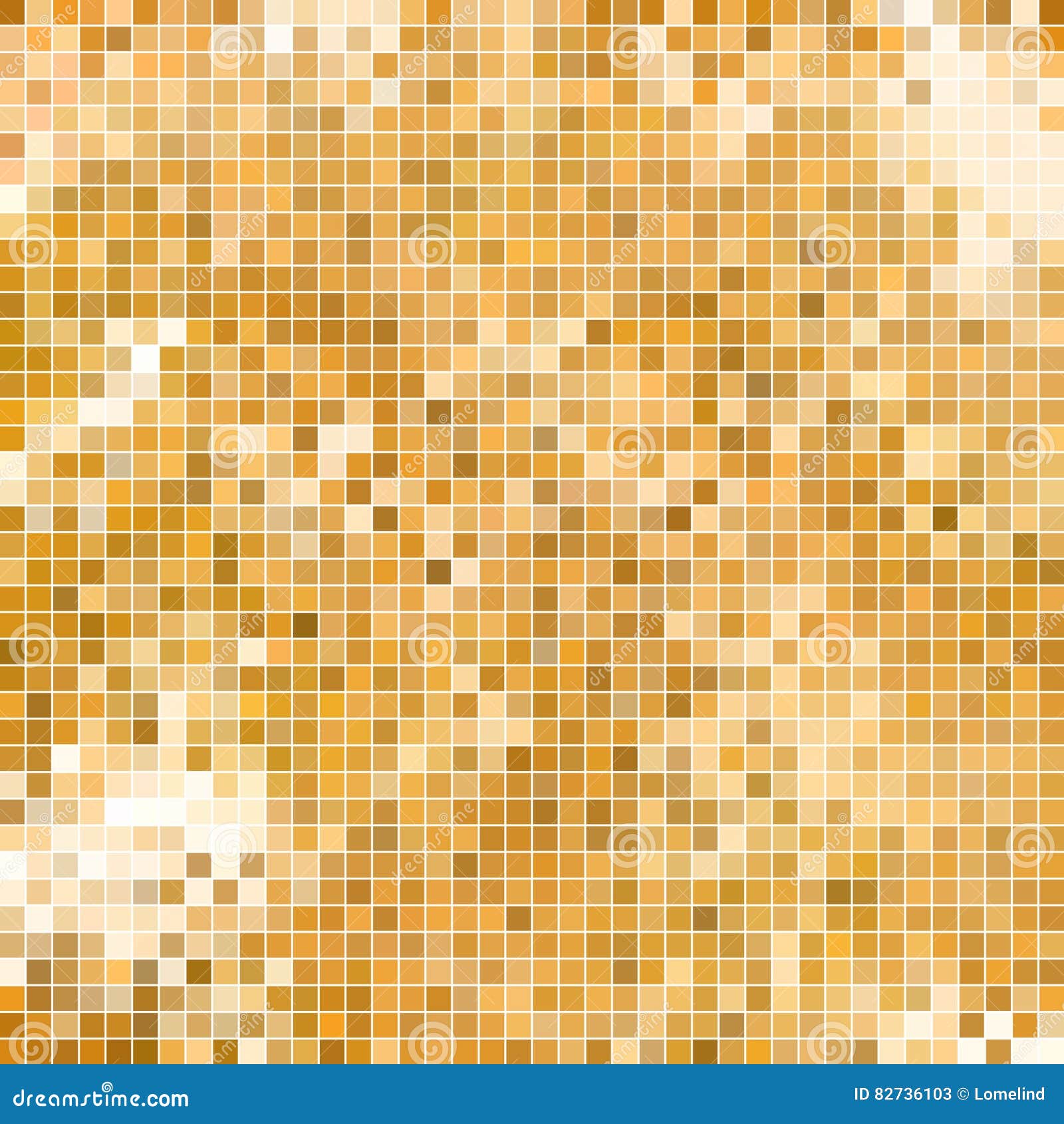 Abstract Square Pixel Mosaic Background Stock Illustration ...