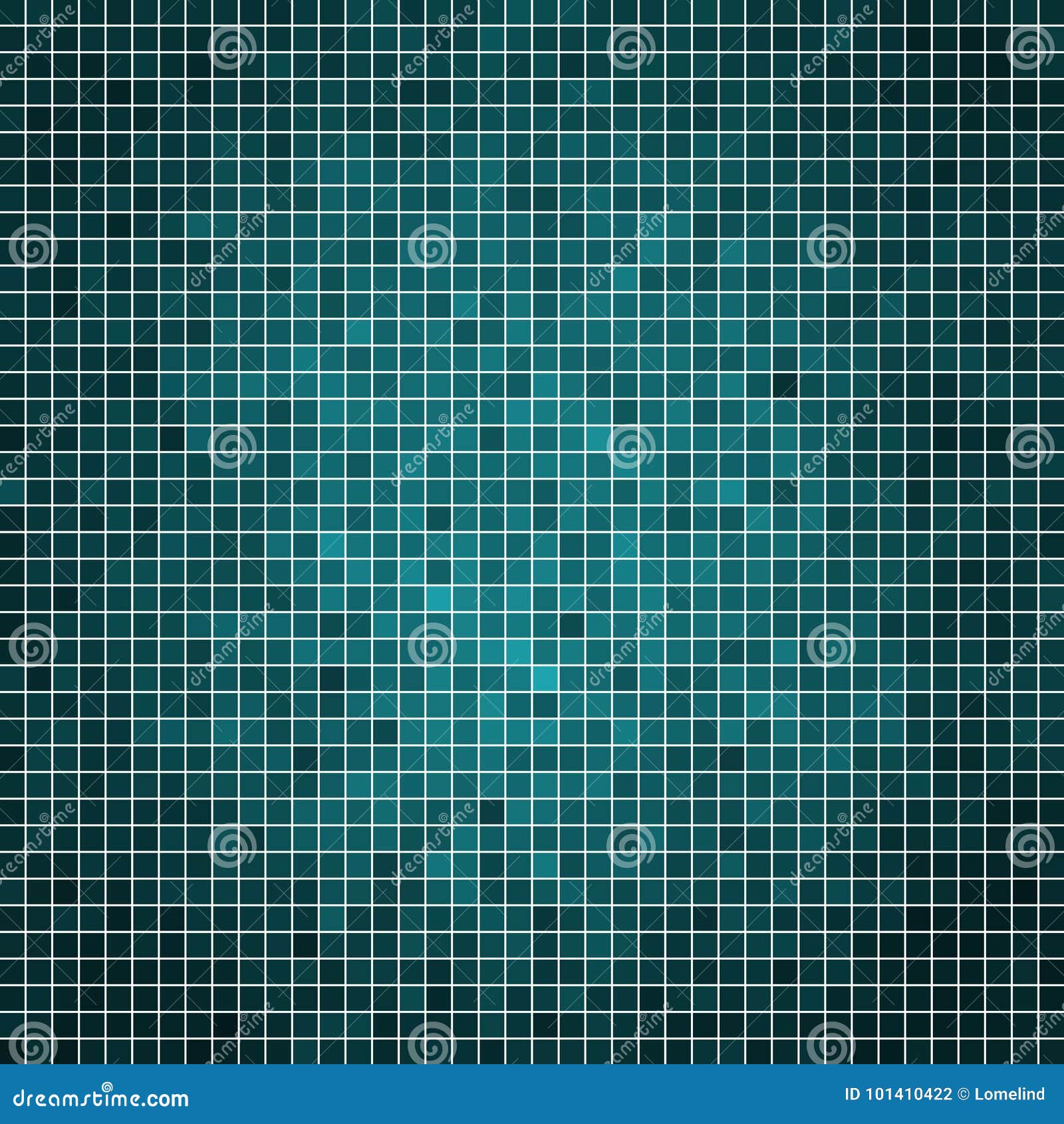 Vector Square Pixel Mosaic Background Stock Illustration - Illustration ...