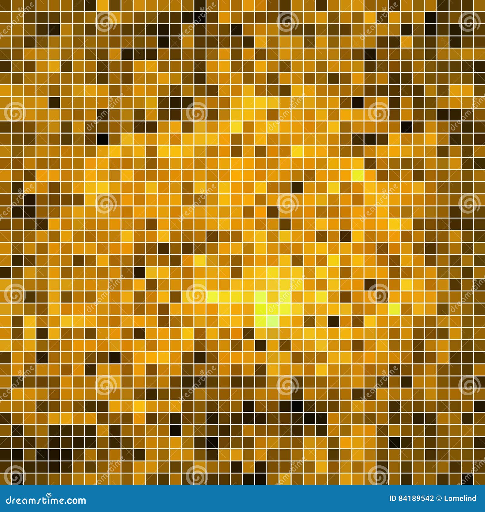 Abstract Square Pixel Mosaic Background Stock Illustration ...