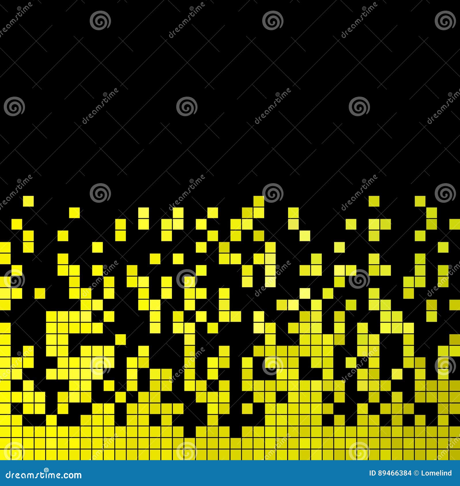 Abstract Square Pixel Mosaic Background Stock Illustration ...