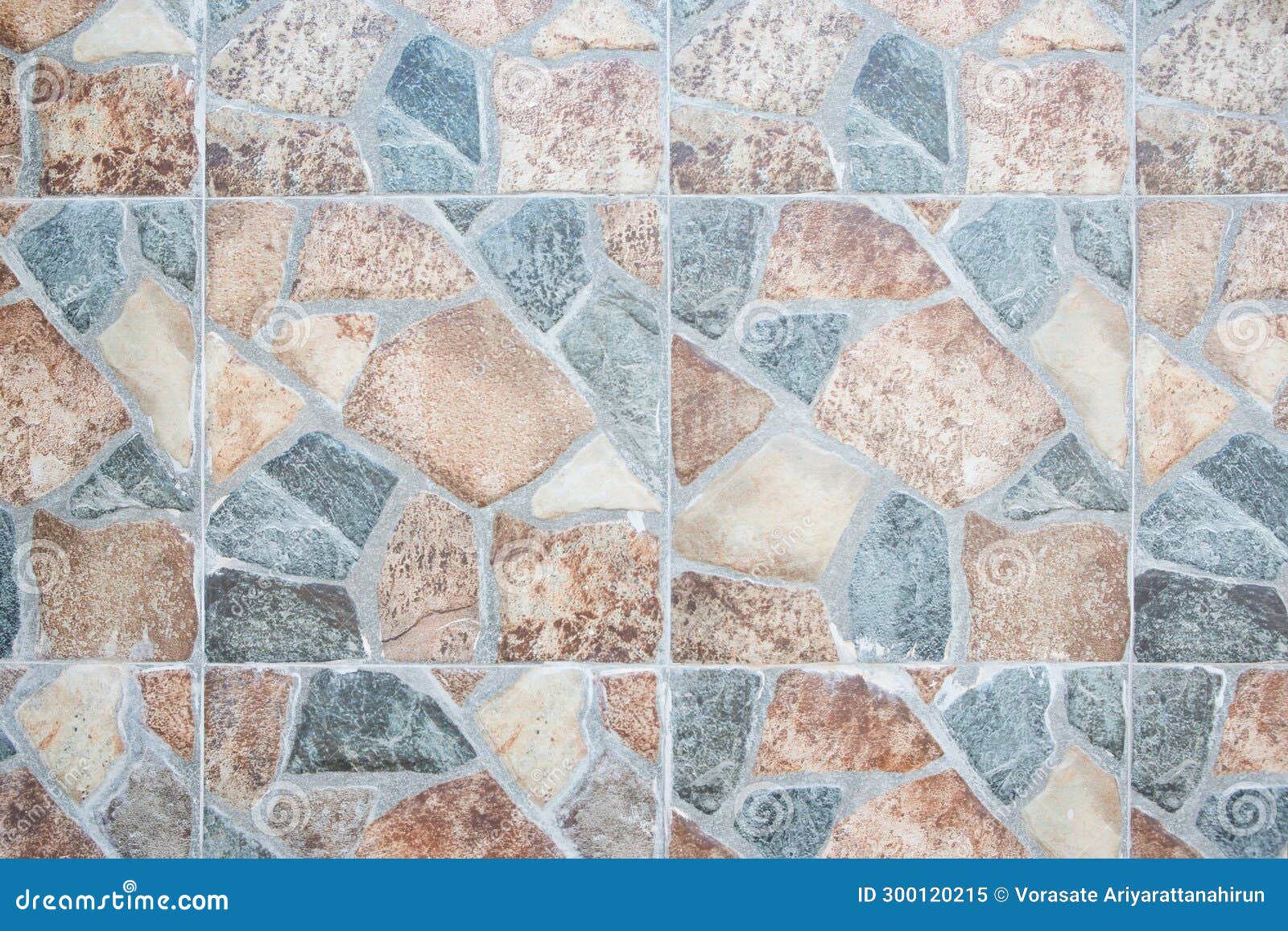 Abstract Square Pixel Mosaic on Wall Texture and Background Stock Image ...