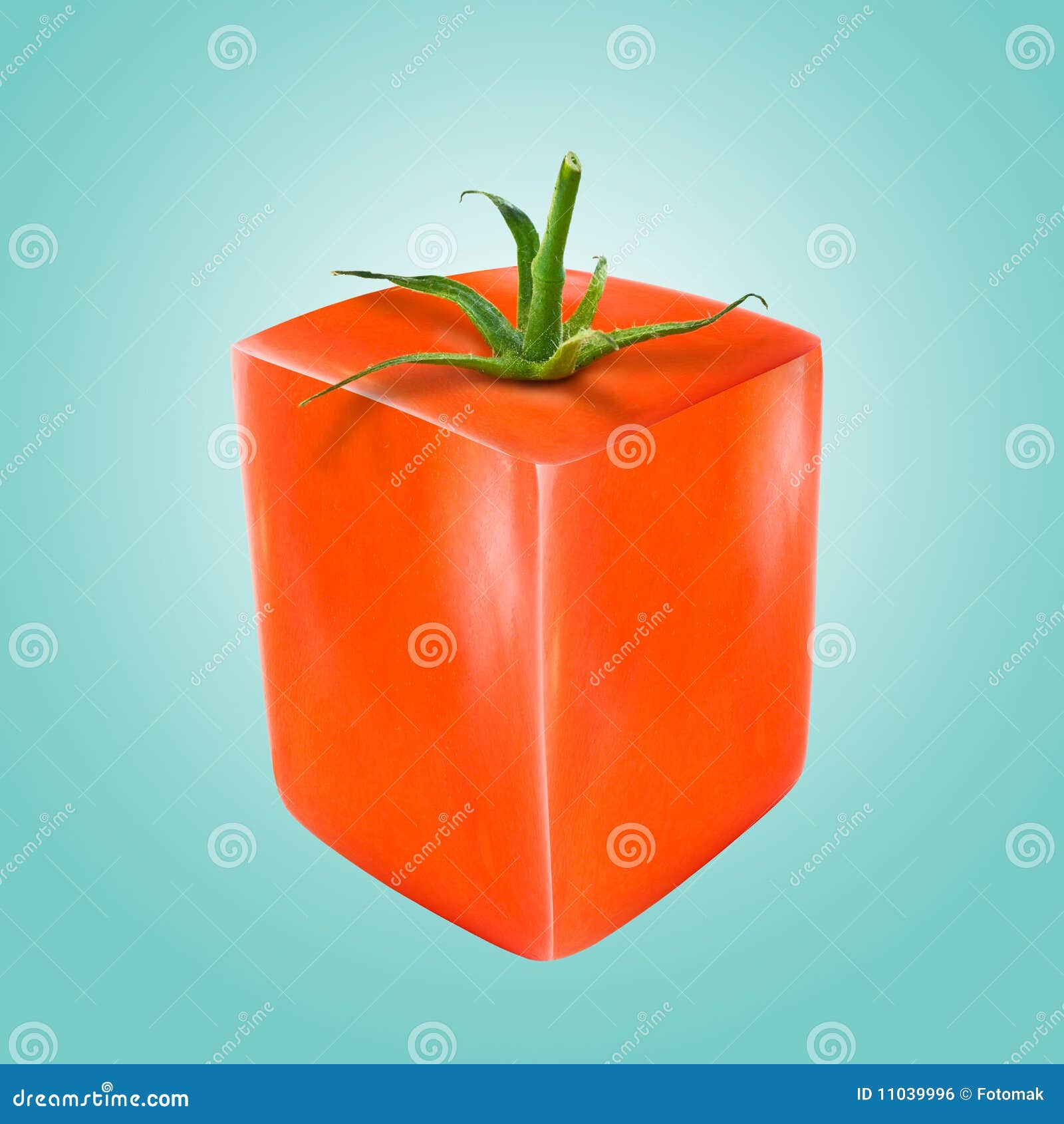 Abstract square red tomato stock illustration. Illustration of ...
