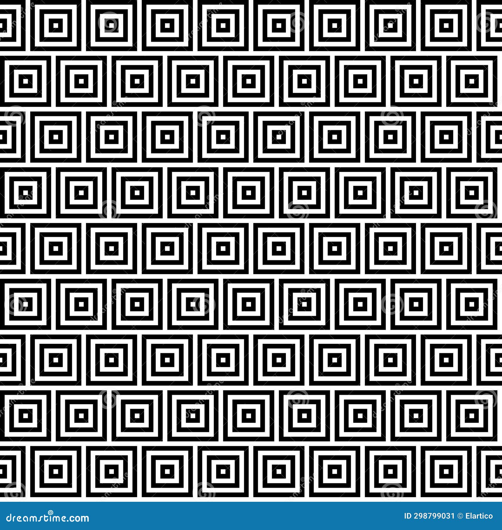 Abstract Square Seamless Pattern with Black Outline on White Background ...