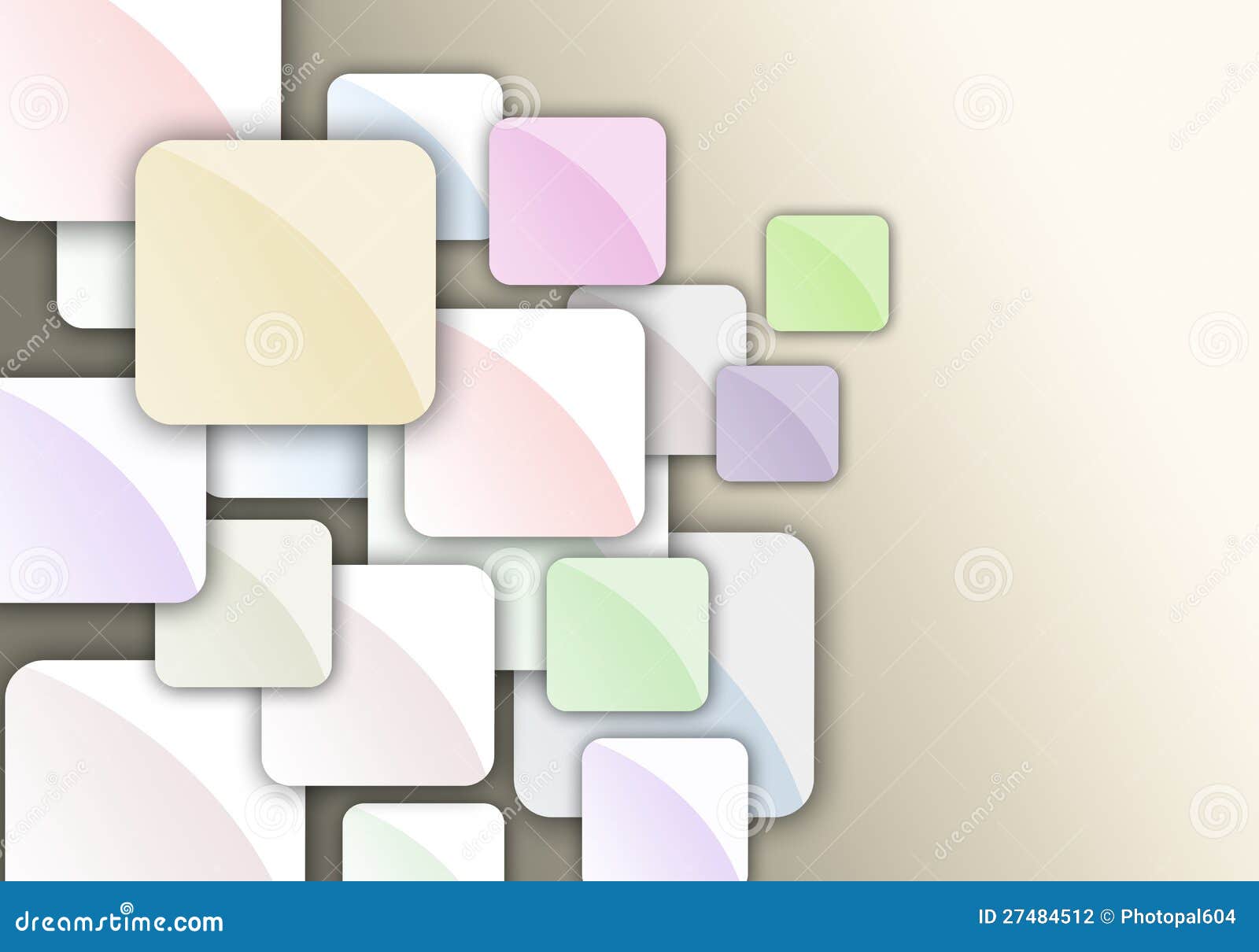 Abstract Square Shape Background Stock Illustration - Illustration of ...