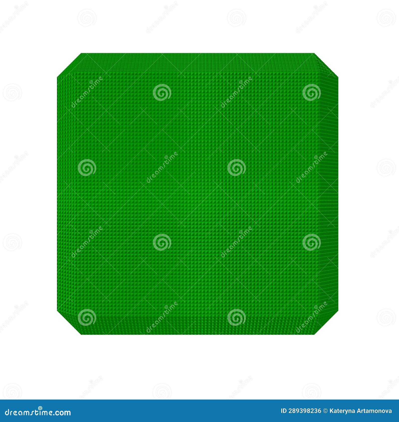 Abstract Square Shape. Isolated on White Background Stock Illustration ...