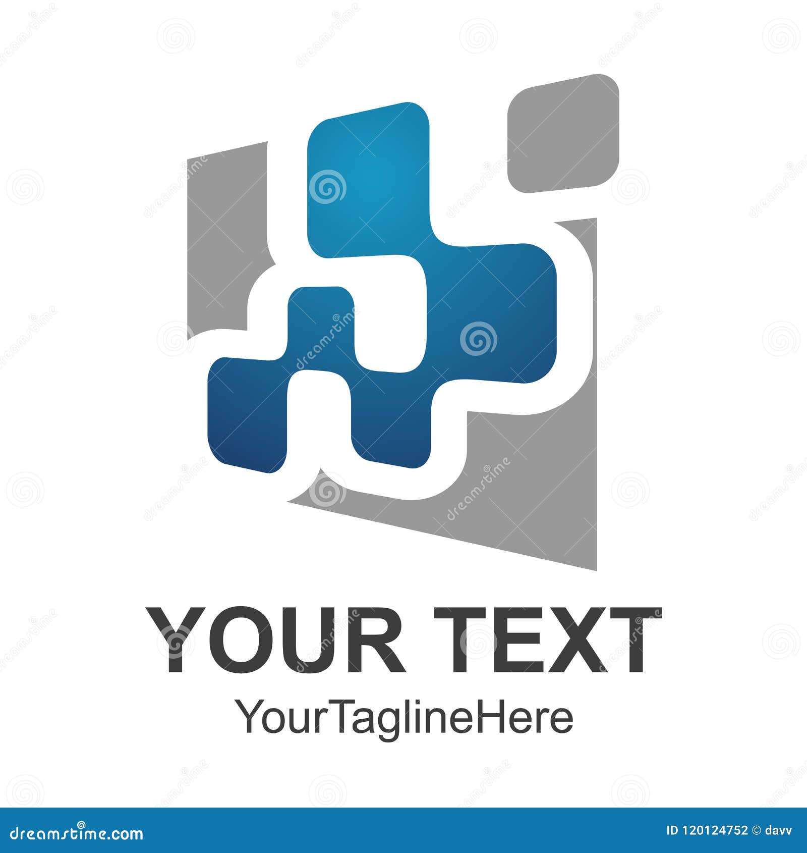 Abstract Square Technology Logo Design Template Elements. Abstract ...