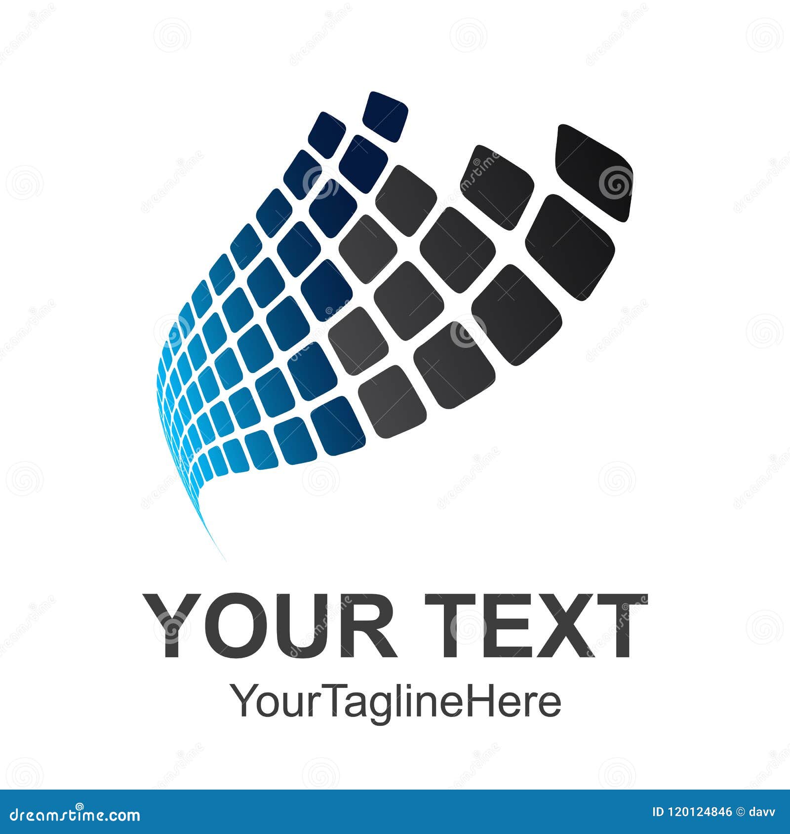 Abstract Square Technology Logo Design Template Elements. Abstract ...