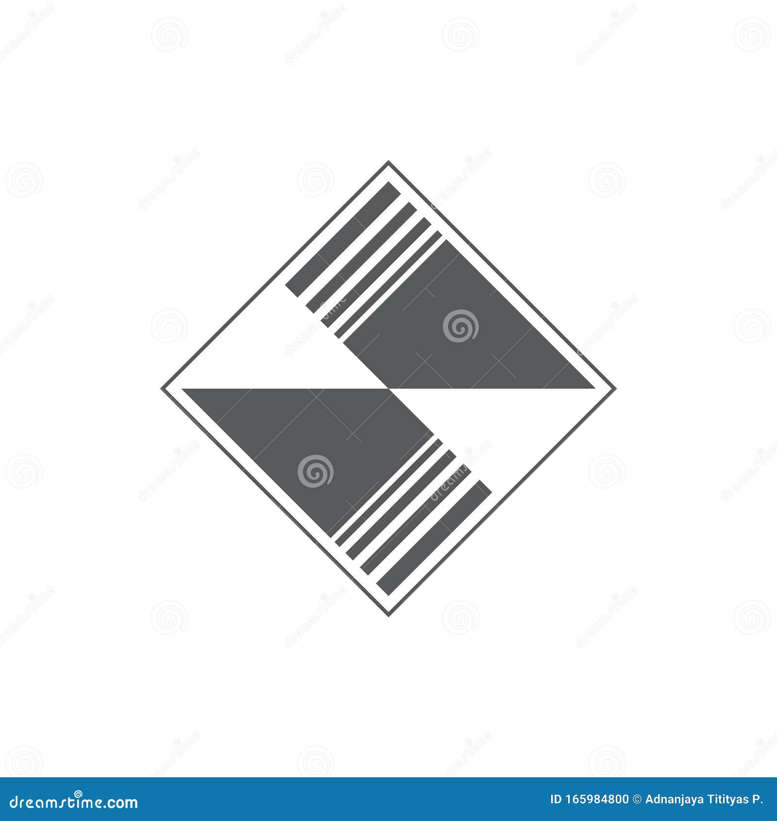 Abstract Square Tile Geometric Logo Vector Stock Vector - Illustration ...