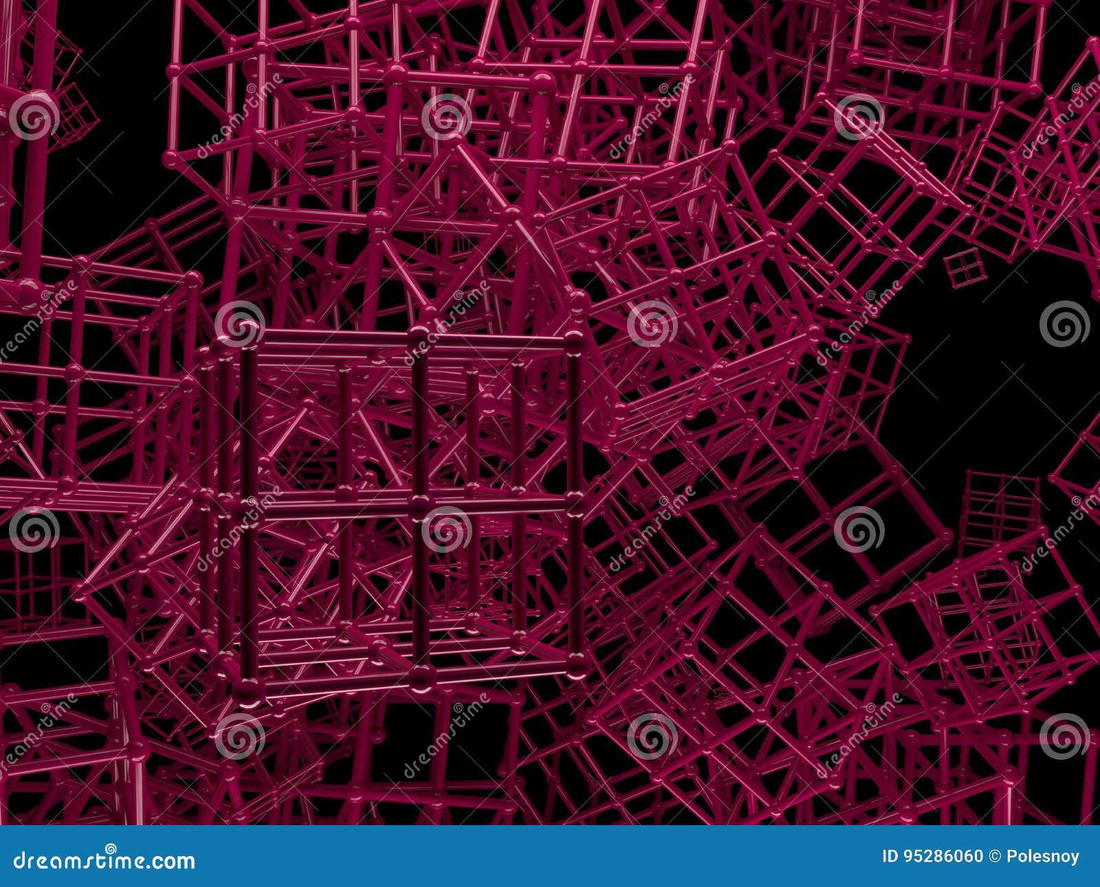 Abstract Square on Transparent Background. Stock Illustration ...