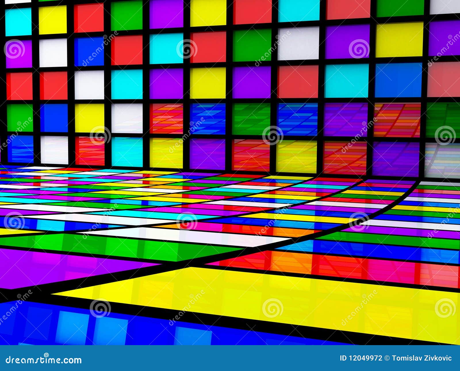 Abstract squares stock illustration. Illustration of artistic - 12049972