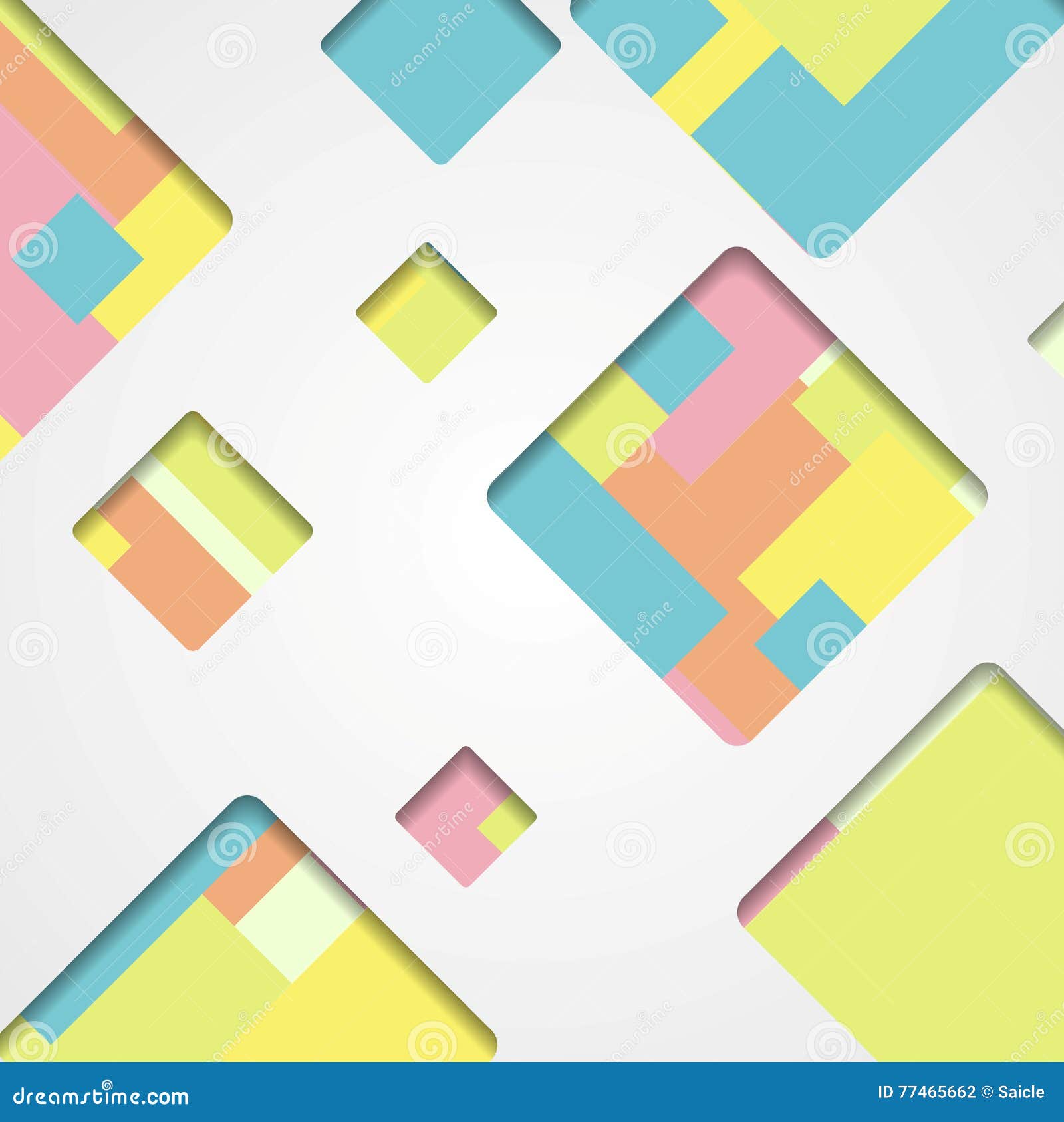 Abstract Squares Background Stock Vector - Illustration of bright ...